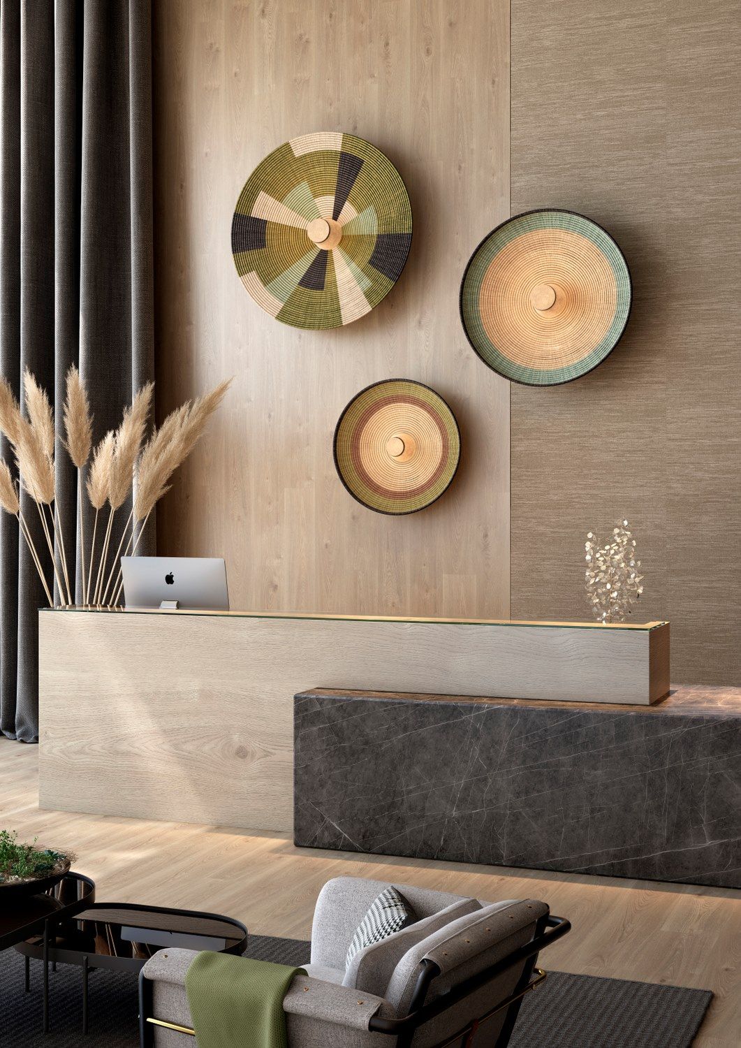 PARROT Applique a LED in abaca By Forestier | design Jette Scheib