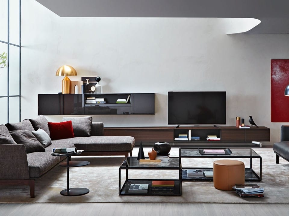 Sectional storage wall PASS-WORD EVOLUTION | TV wall system Pass-Word ...