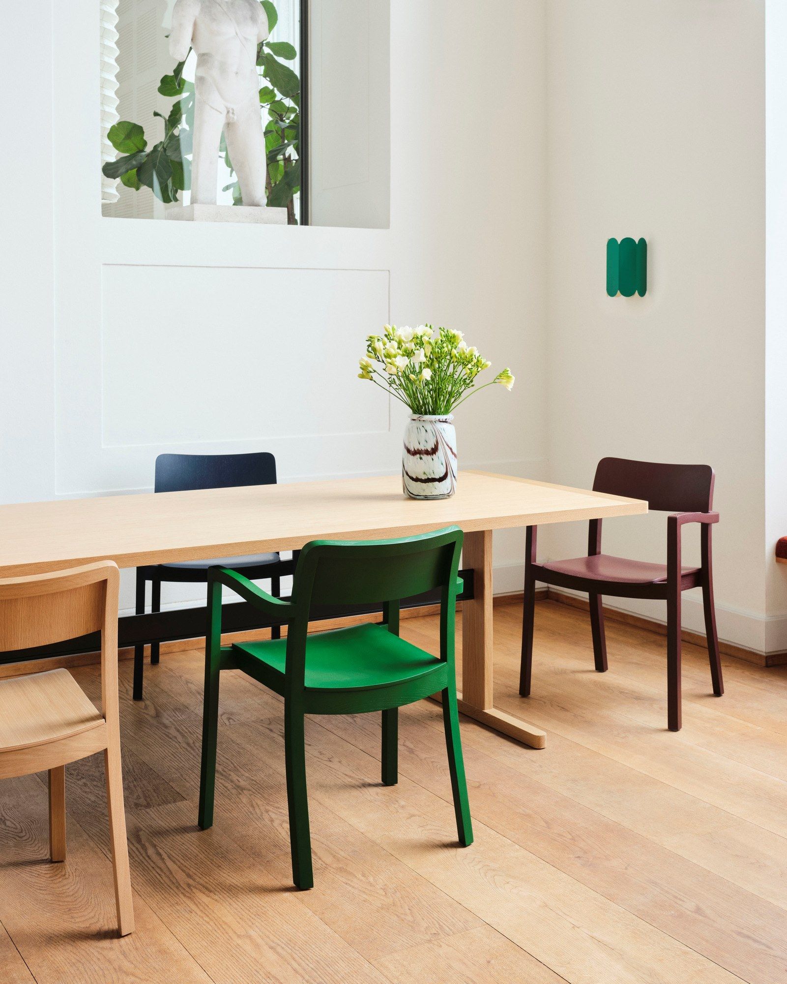 PASSERELLE | Wood veneer table By Hay design Ronan & Erwan Bouroullec