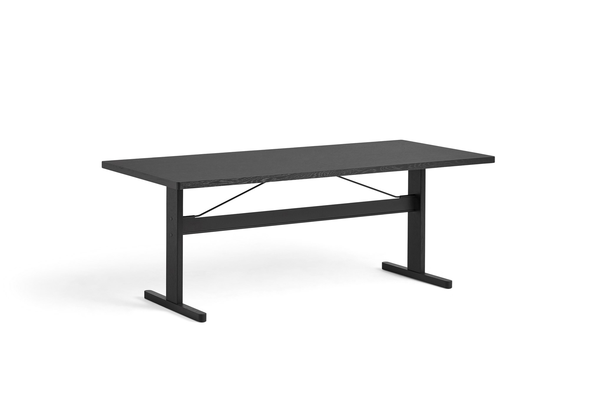 PASSERELLE | Wood veneer table By Hay design Ronan & Erwan Bouroullec