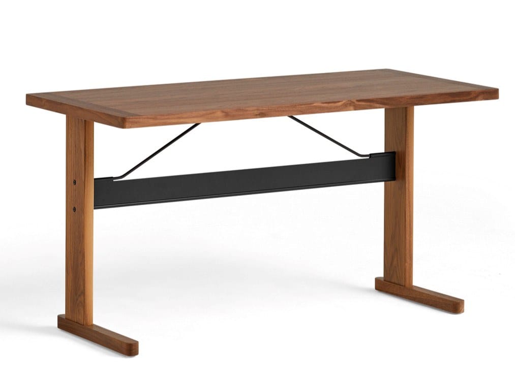 PASSERELLE Rectangular wood veneer writing desk By Hay | design Ronan ...