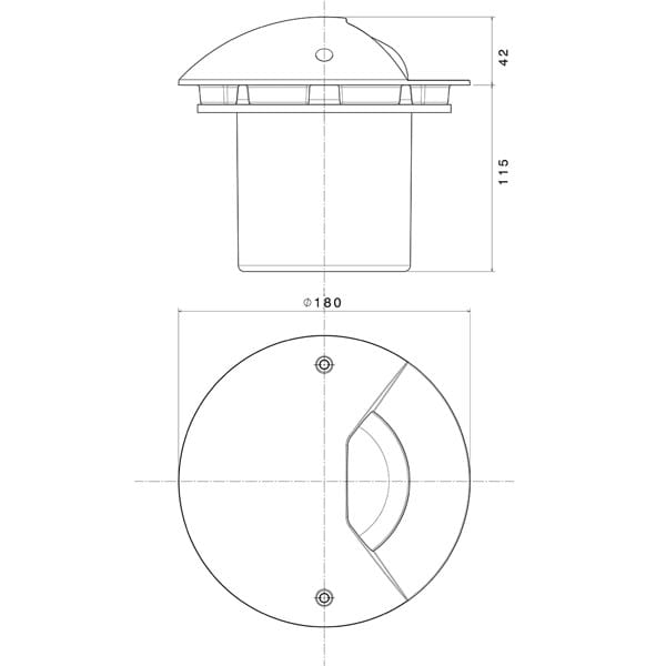 PASSUM SPOT Bañador de suelo LED de aluminio para el suelo By Goccia ...