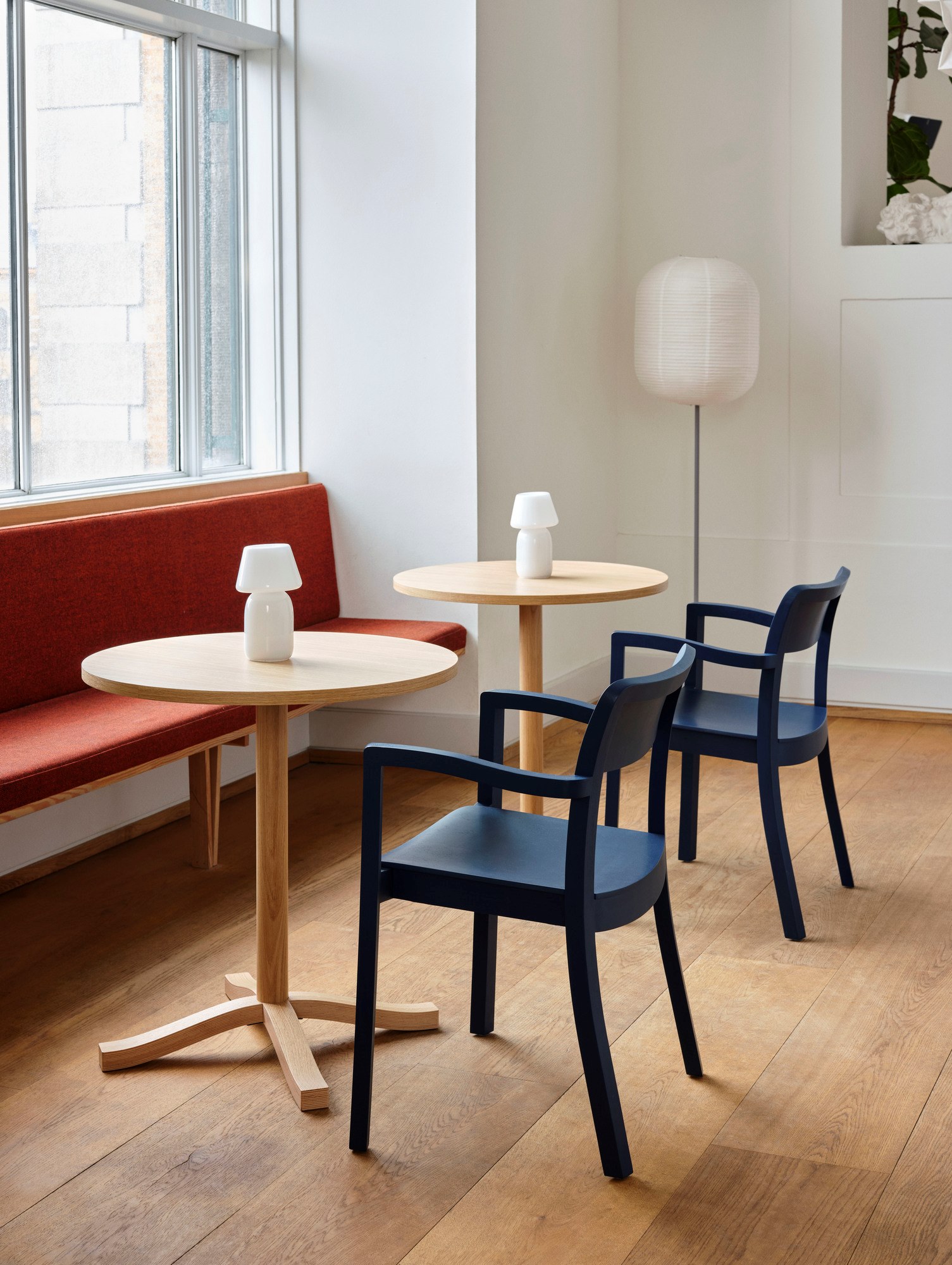 PASTIS Stackable wooden chair with armrests By Hay | design Julien Renault