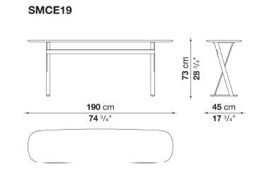 PATHOS | Console table By Maxalto design Antonio Citterio