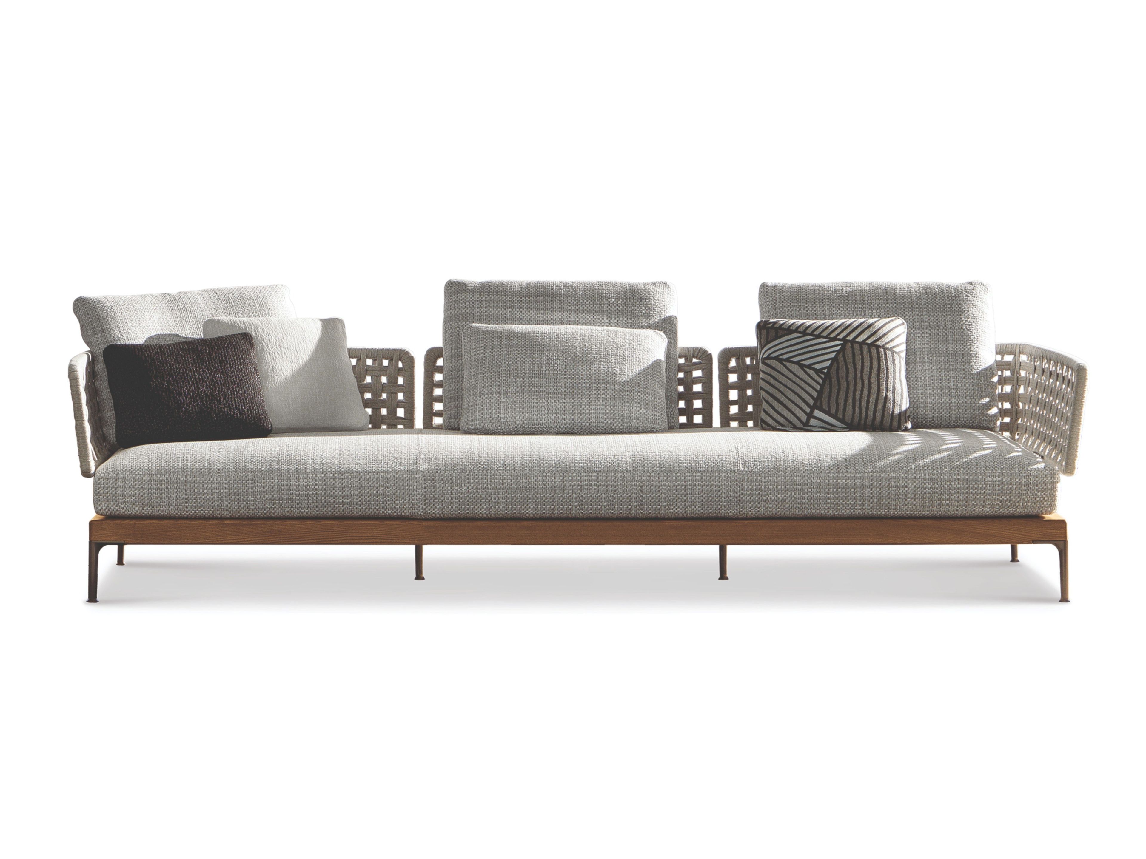 PATIO TEAK 3 seater teak garden sofa By Minotti | design GamFratesi