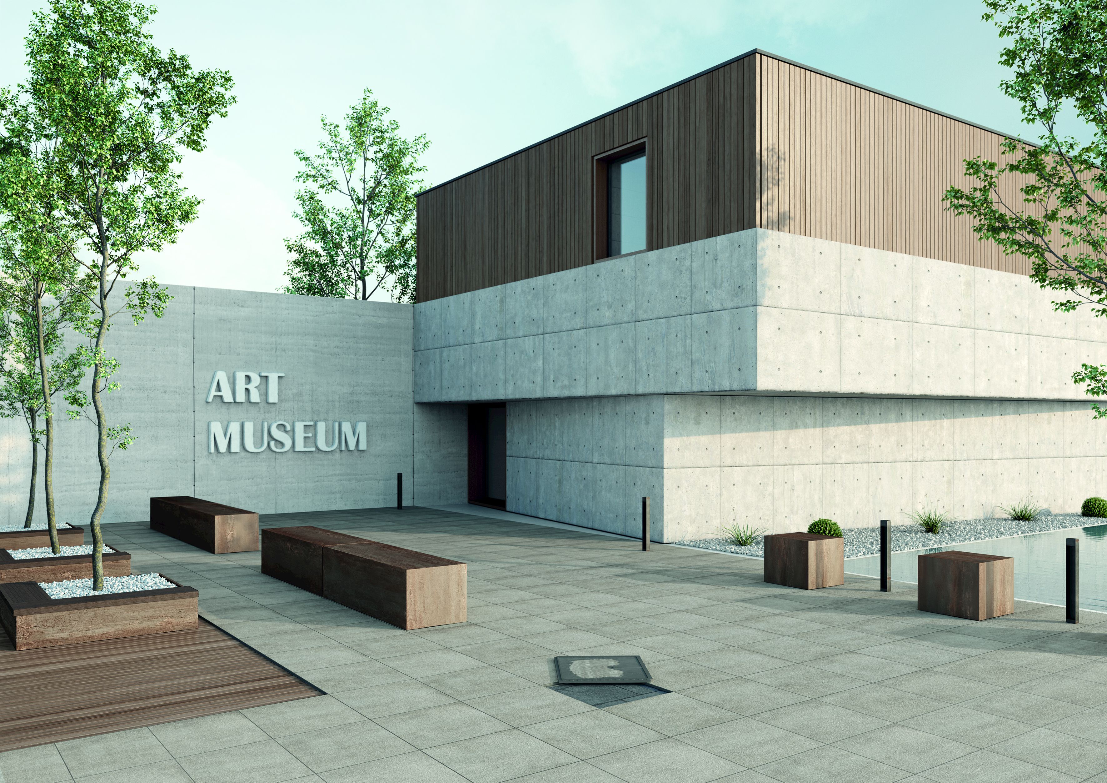 PAVE AND GO OUTDOOR Outdoor system of tiles with vertical interlocking ...