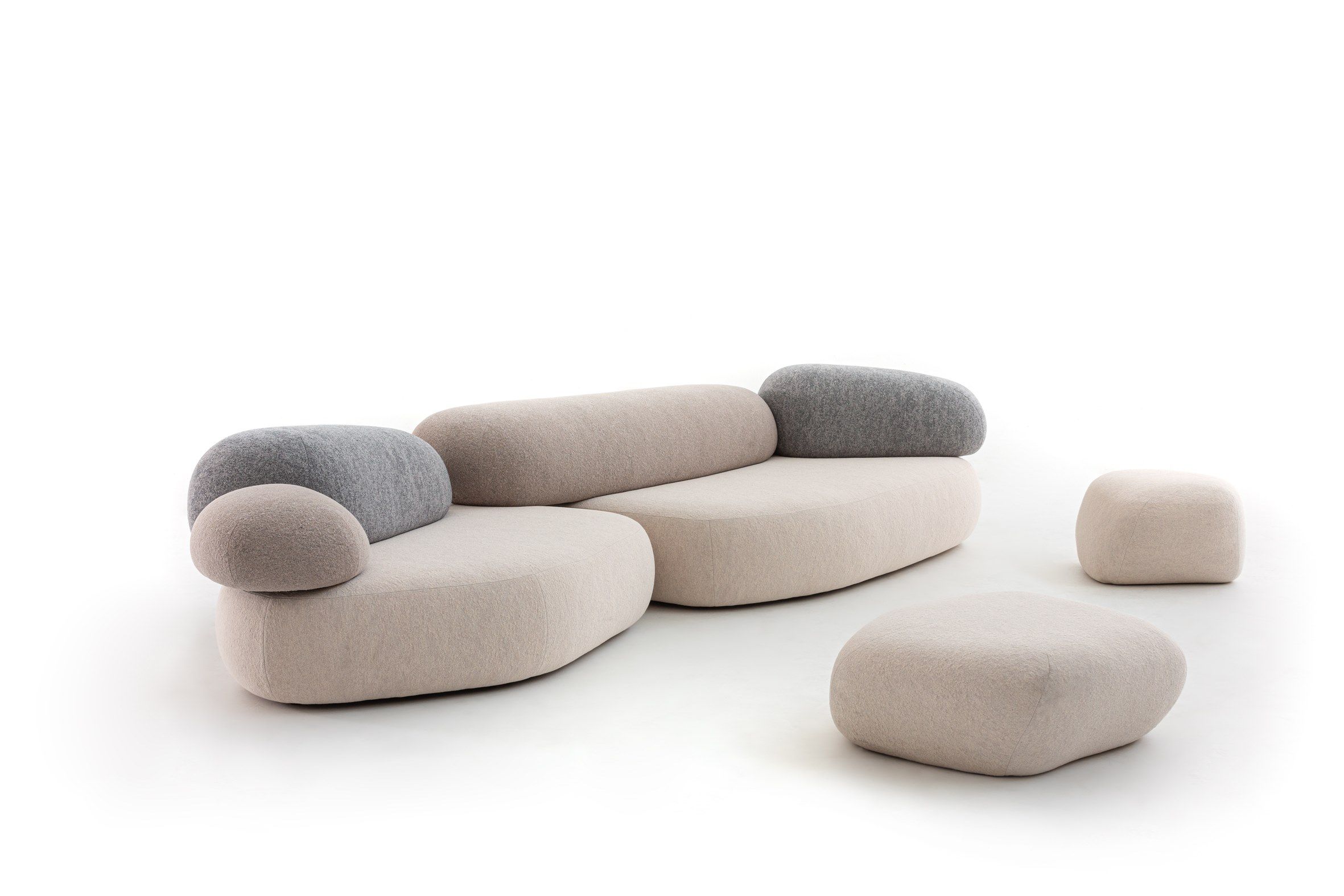 PEBBLE RUBBLE 沙发 By Moroso 设计师FRONT