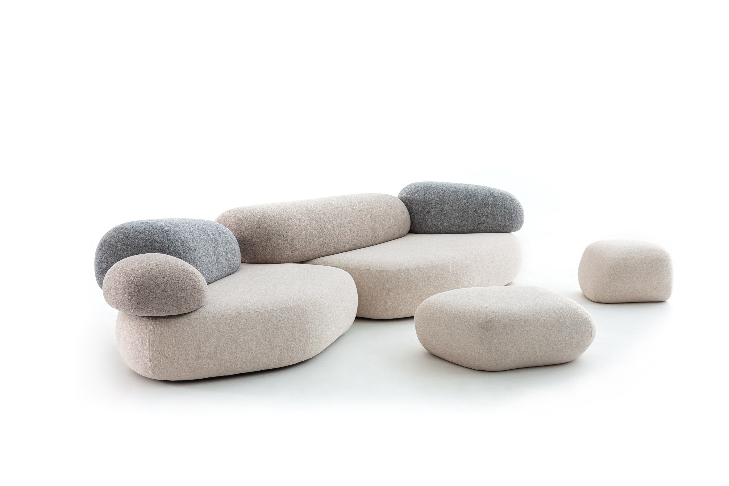PEBBLE RUBBLE Sofa By Moroso | design FRONT