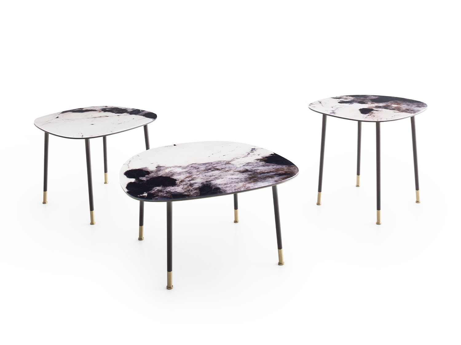 PEBBLE | Tempered glass coffee table By Morica Design