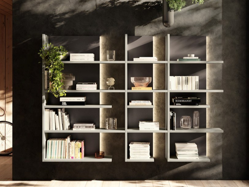 PENTAGRAM - 1455 | Bookcase By Lago design Daniele Lago