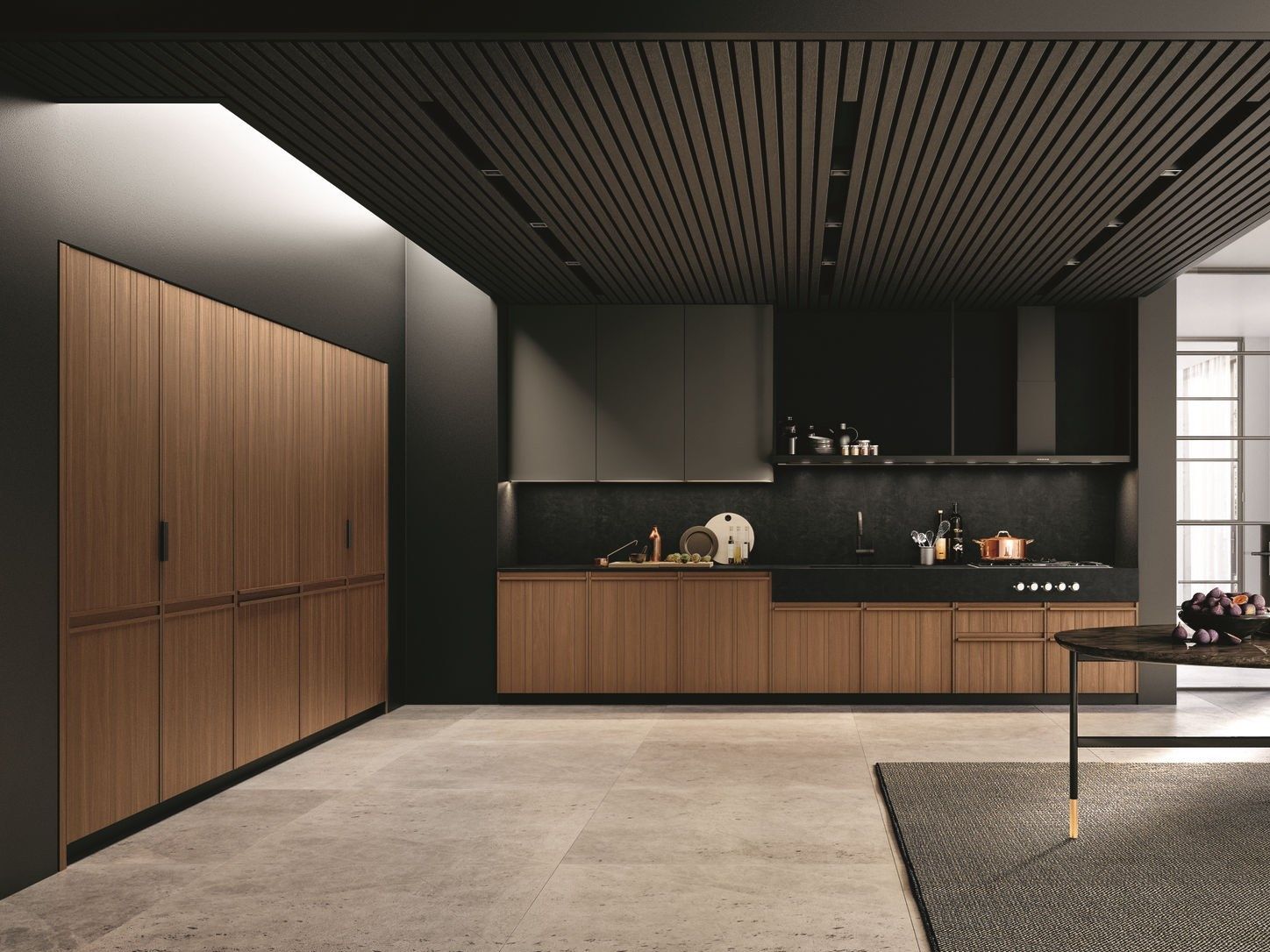 PEPPER 02 Linear kitchen with handles By Composit | design Bizzarri ...