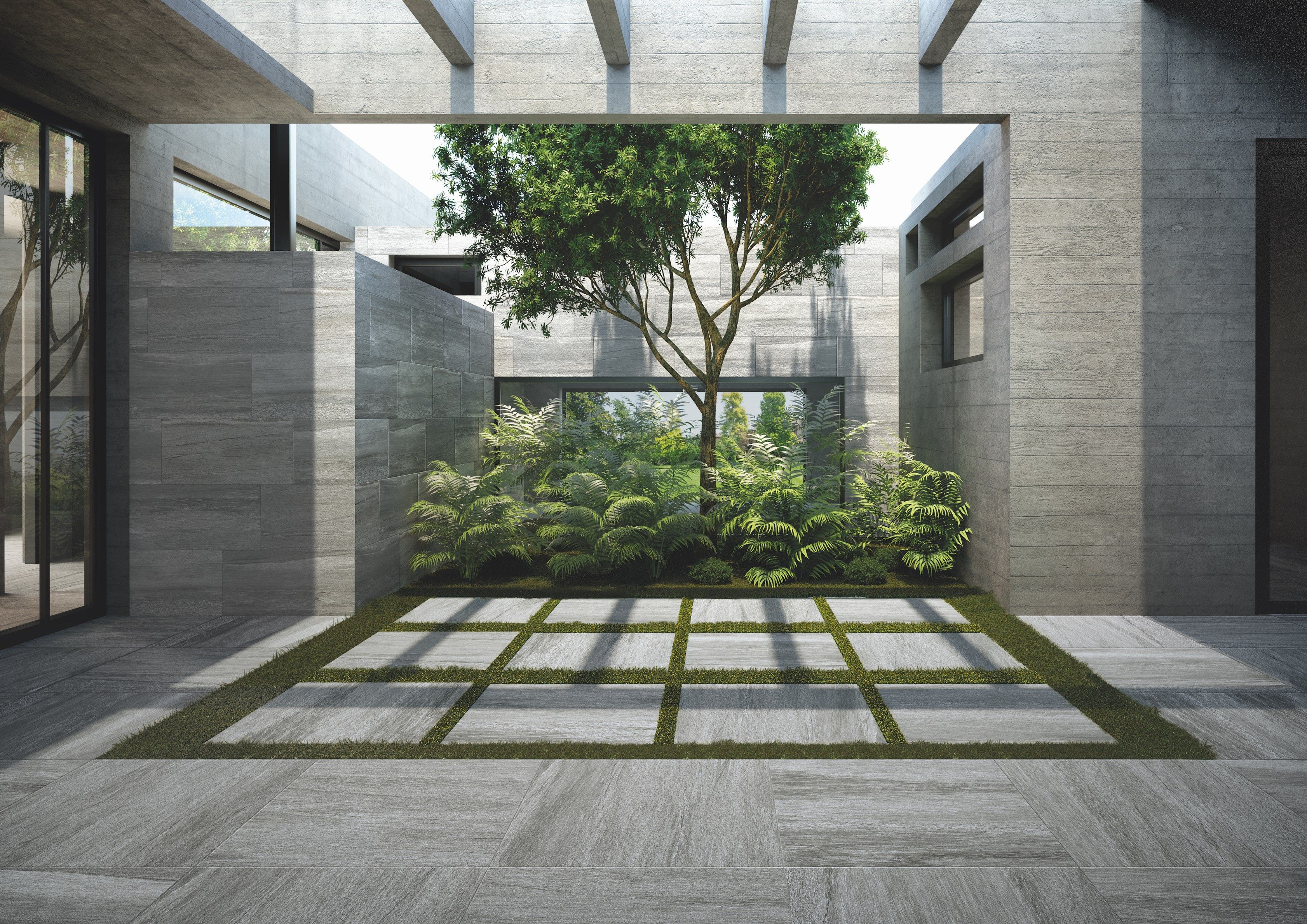 Indoor/outdoor wall/floor tiles PERCORSI EXTRA Pietra di Vals By ...