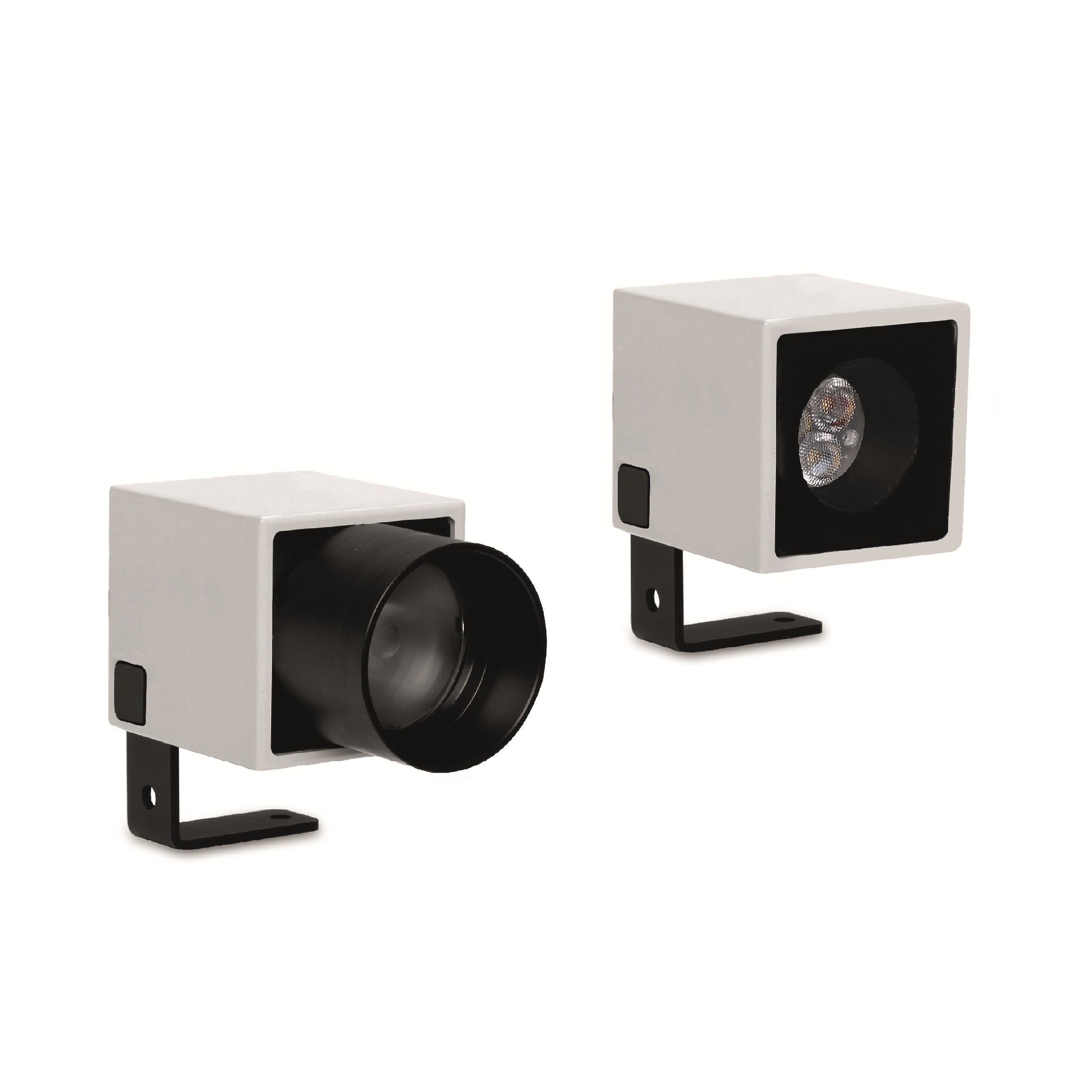 Proiettore per esterno a LED orientabile in alluminio PERISKOP NARROW ...