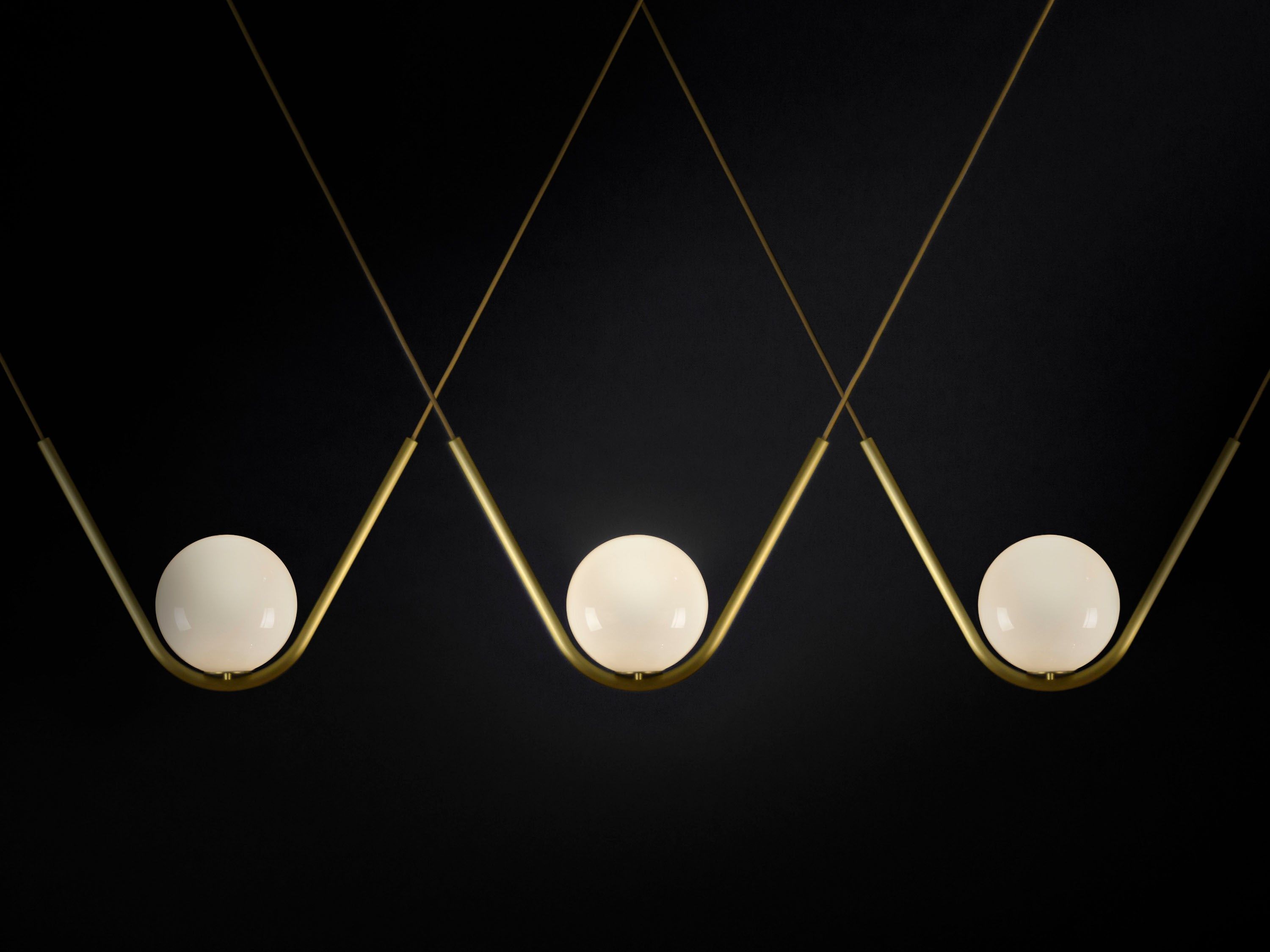 Pendant lamp PERLE 1 By Larose Guyon