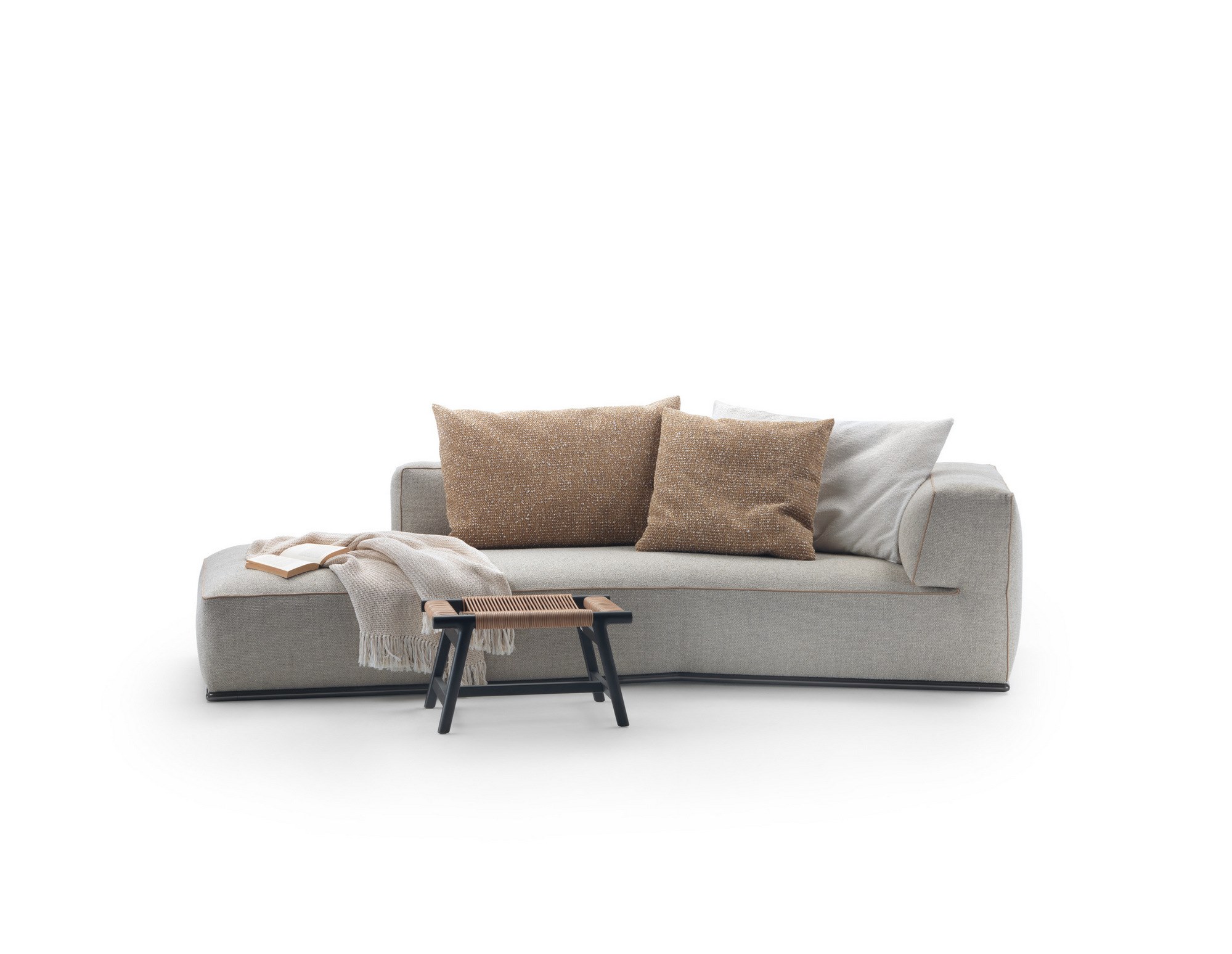 PERRY 3 seater fabric sofa By Flexform | design Antonio Citterio