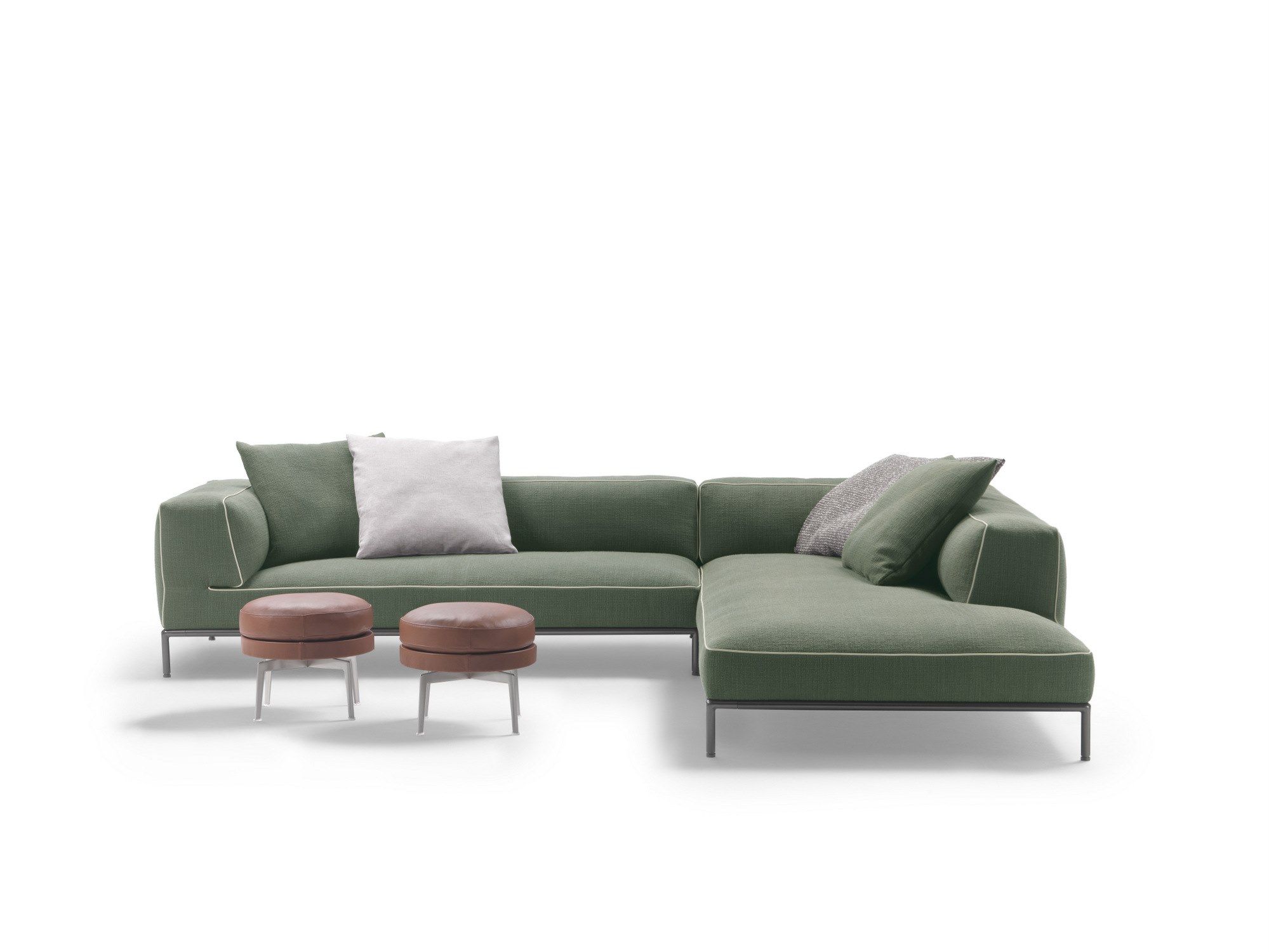 PERRY UP Sectional fabric sofa By Flexform | design Antonio Citterio