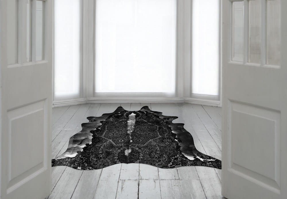 Patterned cowhide rug PERSIAN COWHIDE By Mineheart design Young & Battaglia