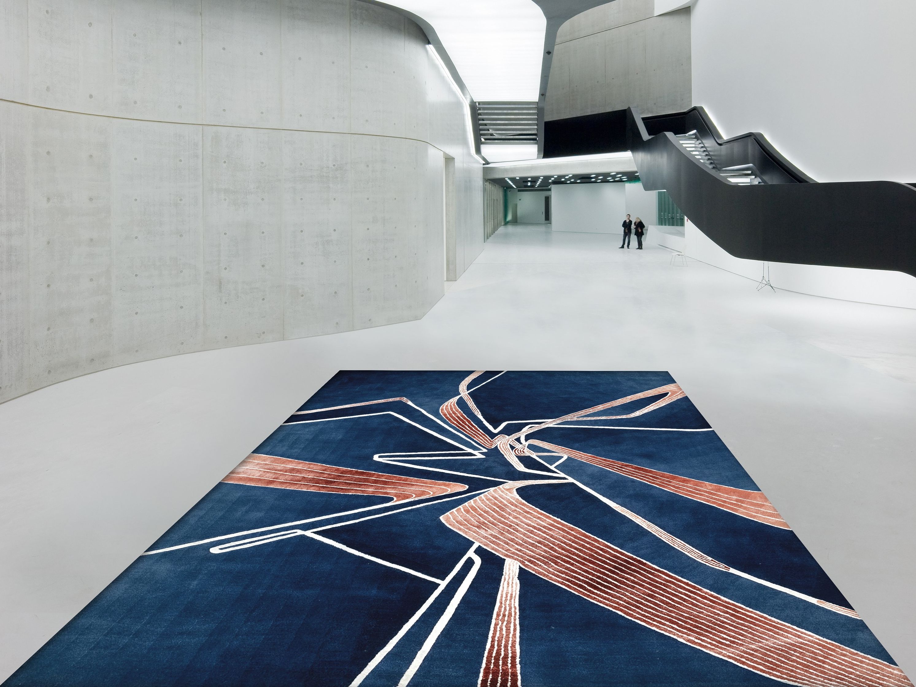 PERSPECTIVE 01 rug By Illulian design Zaha Hadid Design