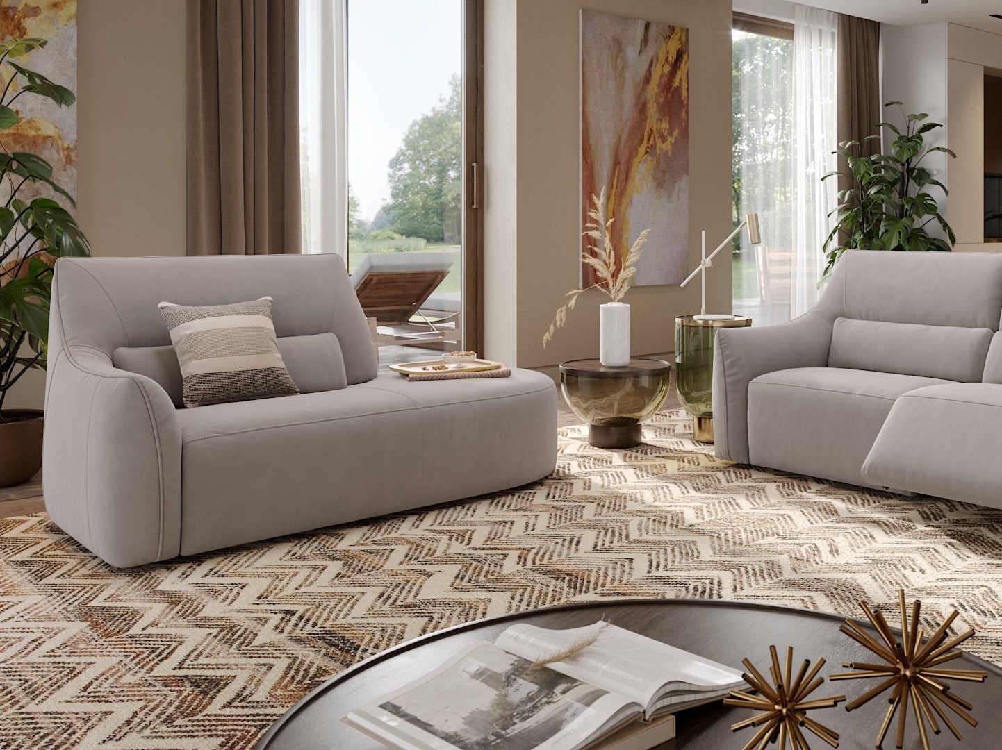 PESARO Fabric day bed By Sofanella