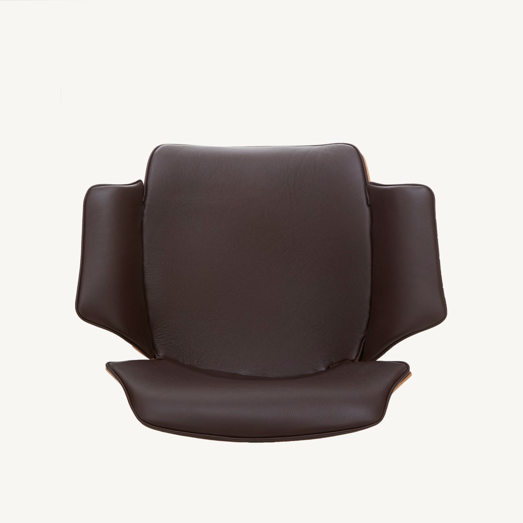 PETAL Leather easy chair with armrests By BassamFellows | design Craig ...