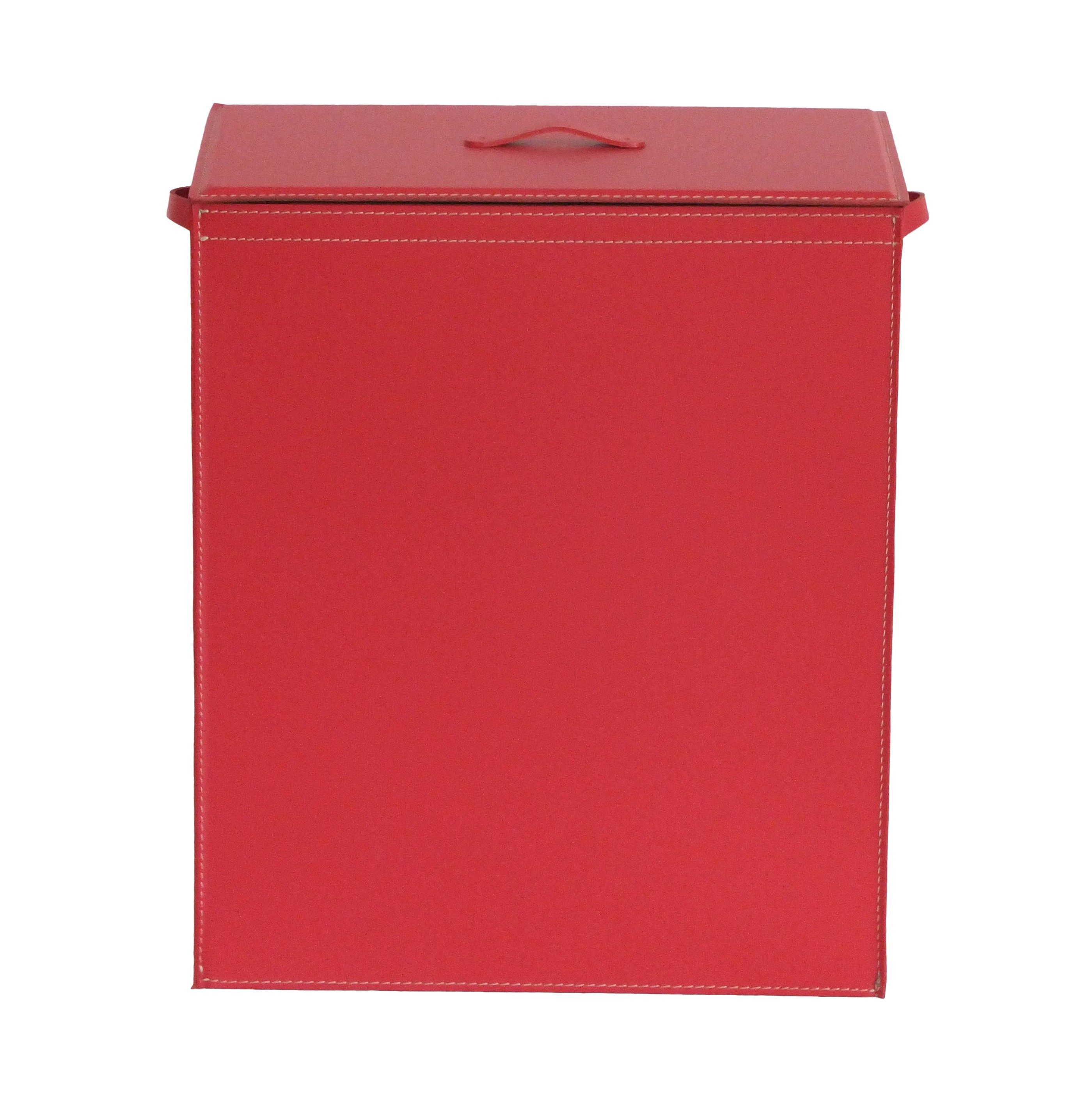 Bonded leather laundry container PETER By LIMAC design FIRESTYLE