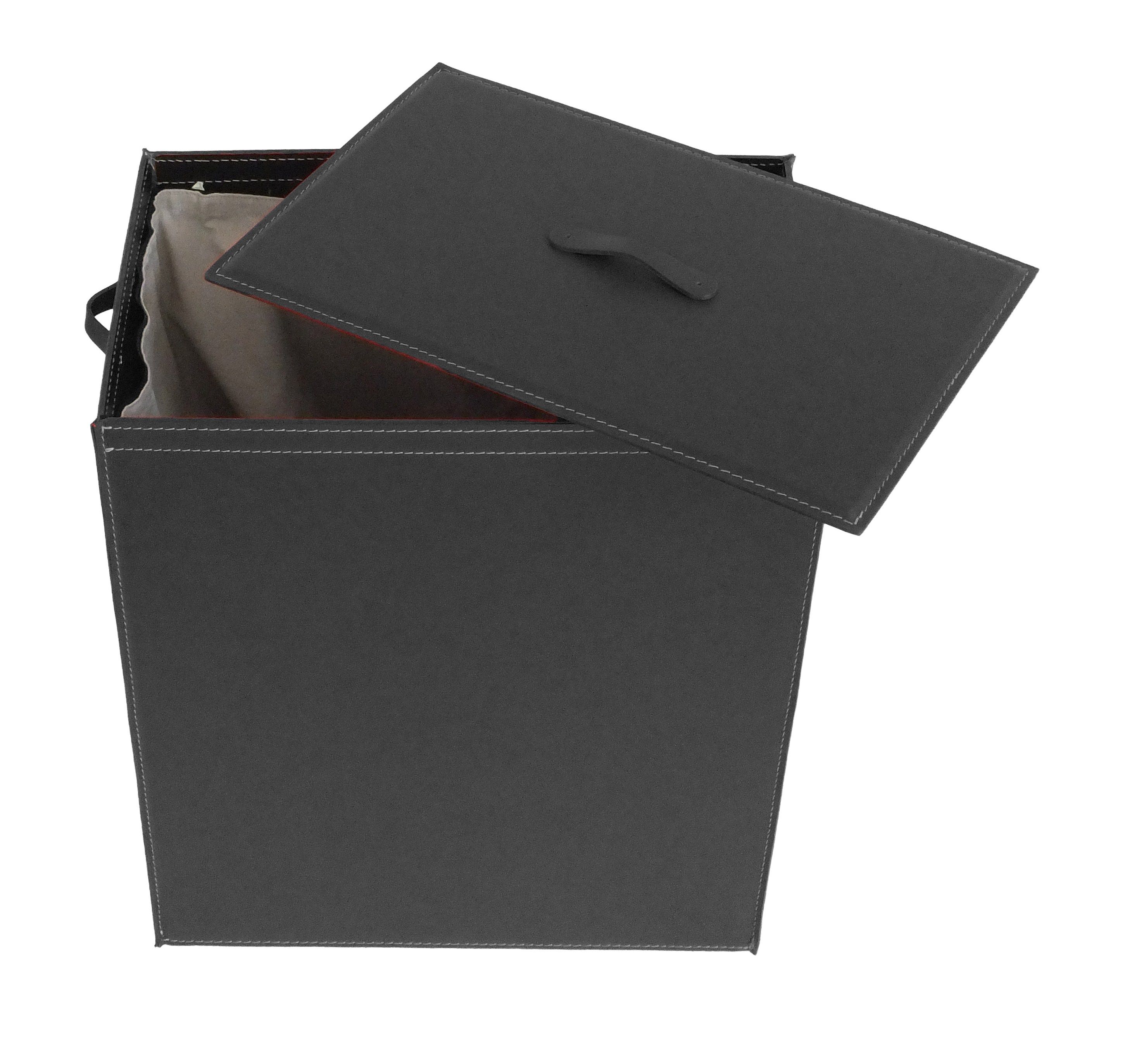 Bonded leather laundry container PETER By LIMAC design FIRESTYLE