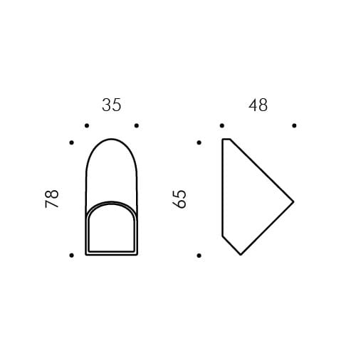 PETIT LED outdoor die cast aluminium steplight By SIMES