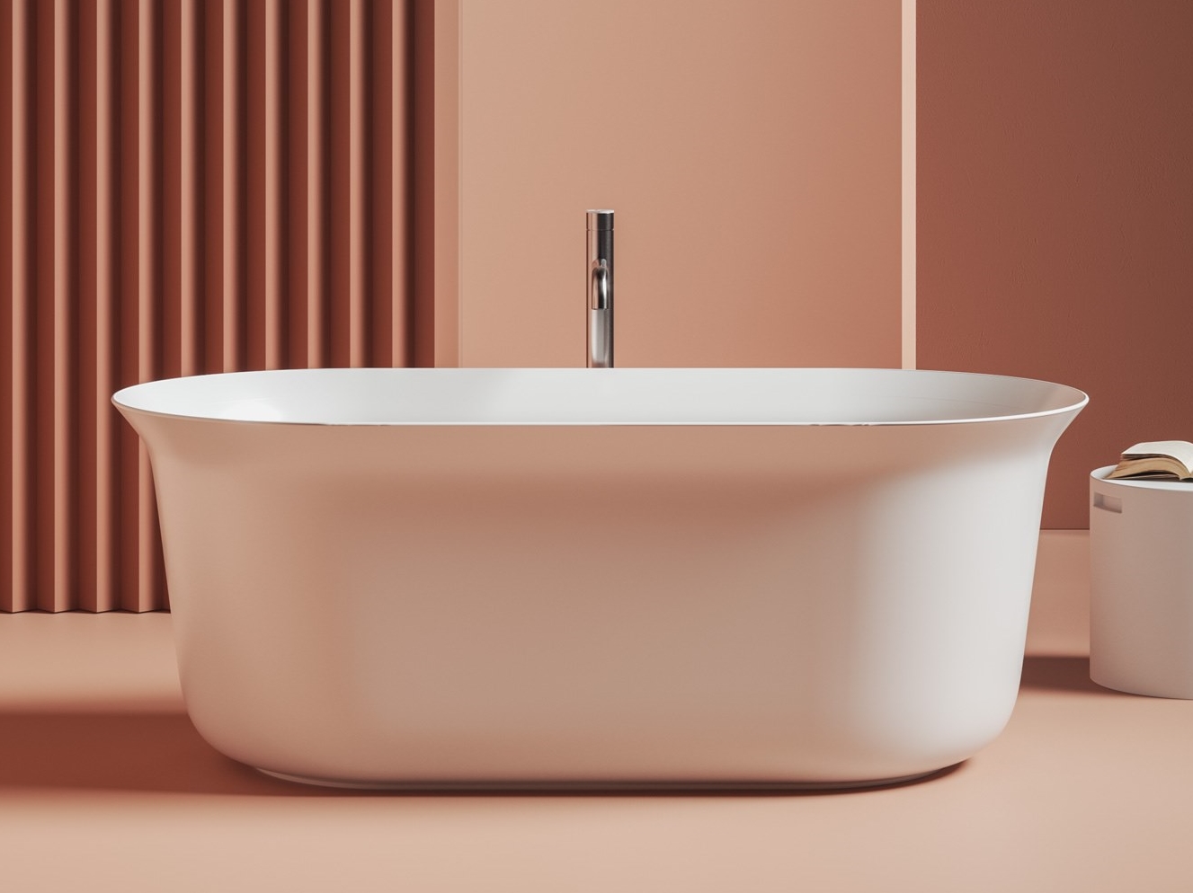 PETITE Freestanding oval ceramic bathtub By Artceram | design ...