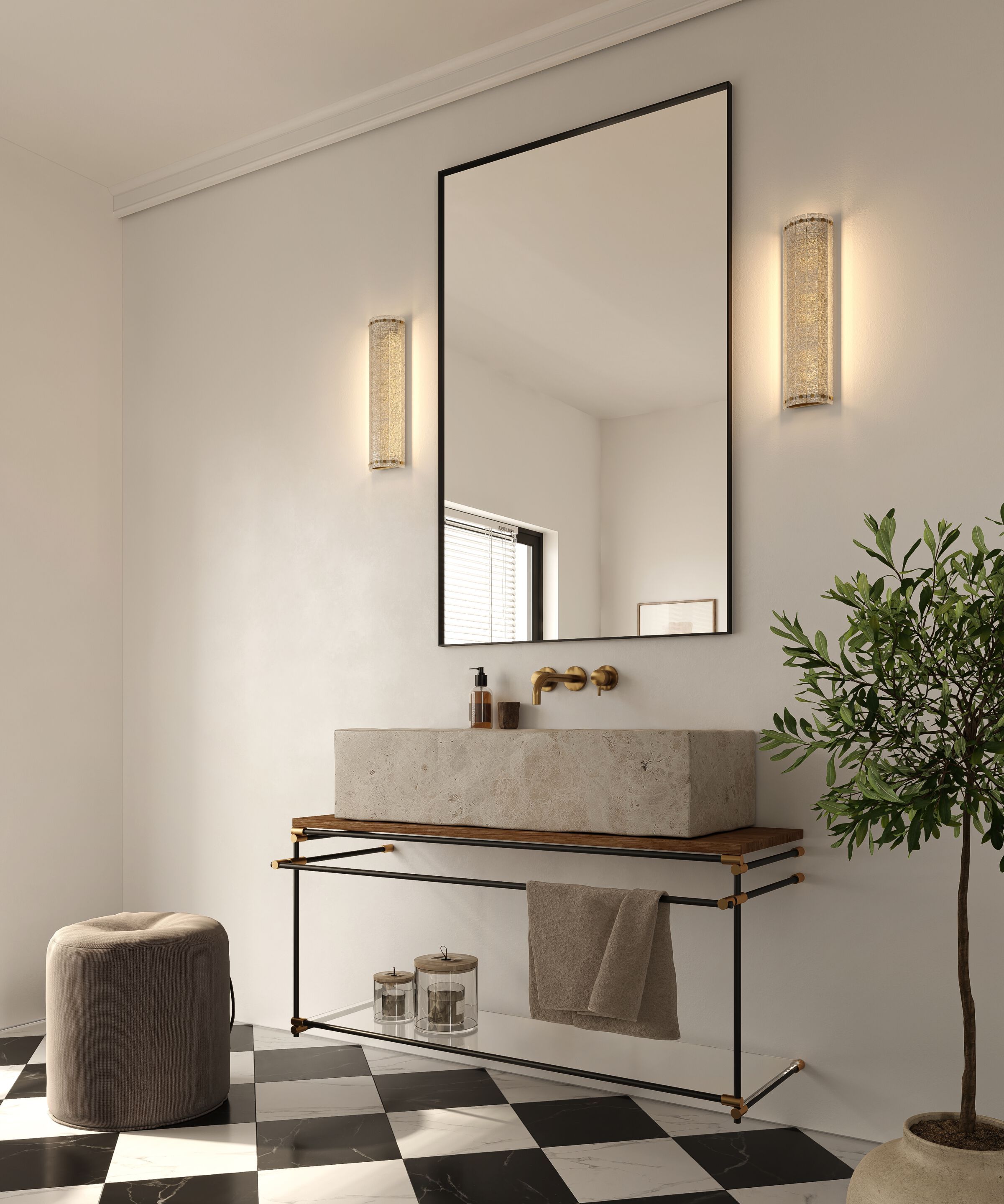 TUBE CONNECTING SYSTEM MODULATION N°16 Towel rack By P&G KONZEPT