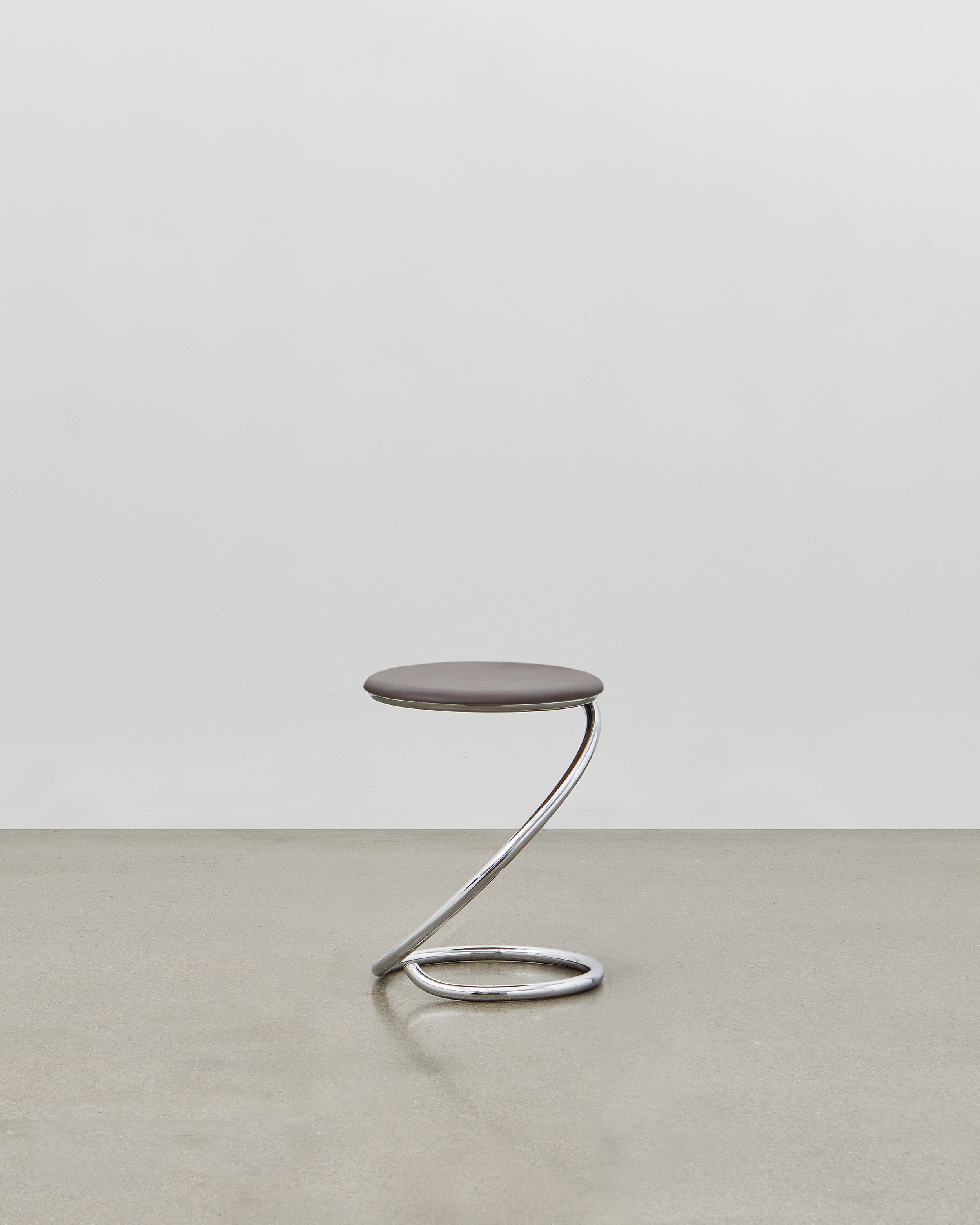 PH SNAKE STOOL | Leather stool Steel and leather stool By PH Furniture ...
