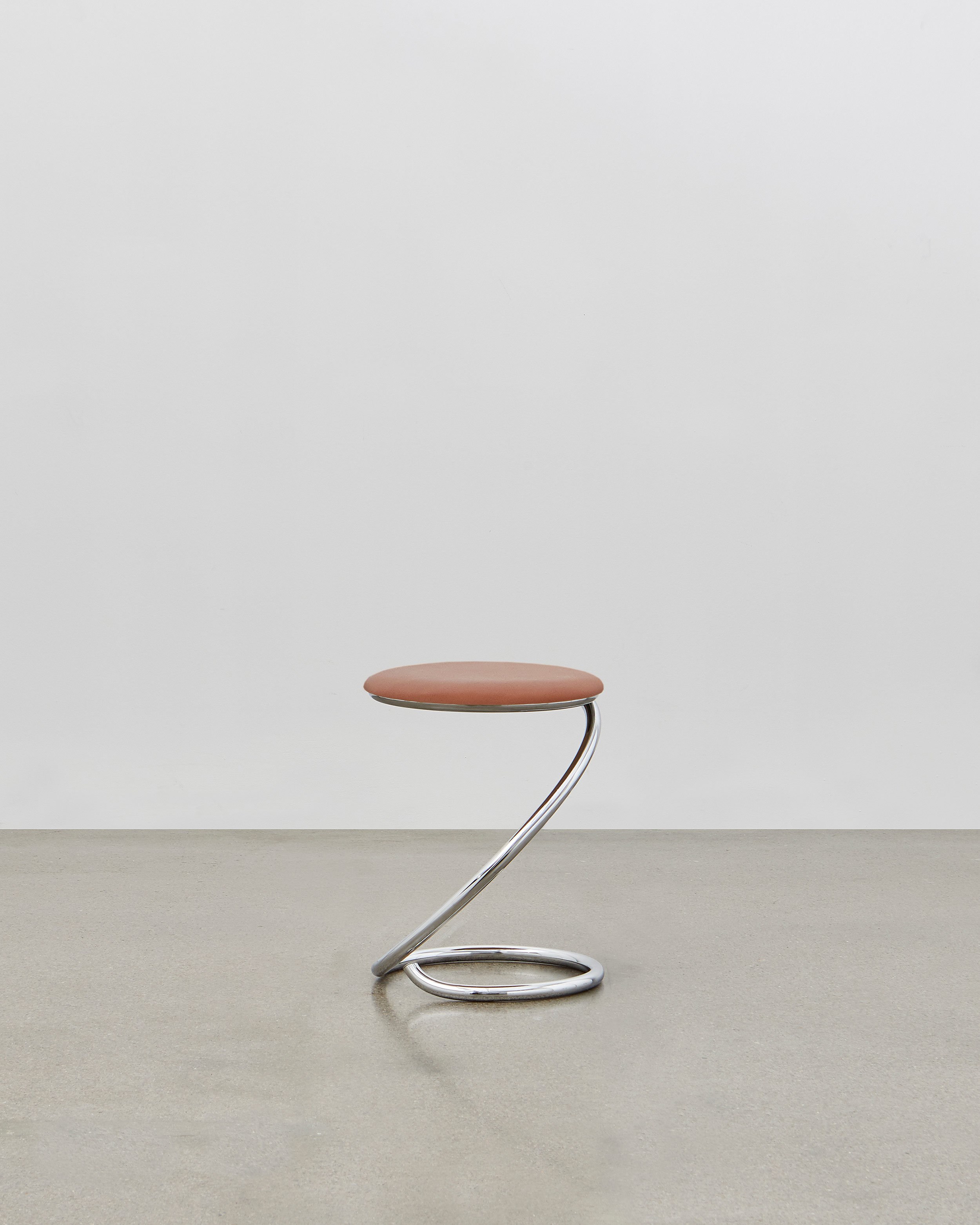 PH SNAKE STOOL | Leather stool Steel and leather stool By PH Furniture ...