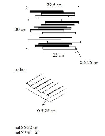 PHENOMENON RAIN GLOSSY ORO Wall tiles By Mutina | design Tokujin Yoshioka