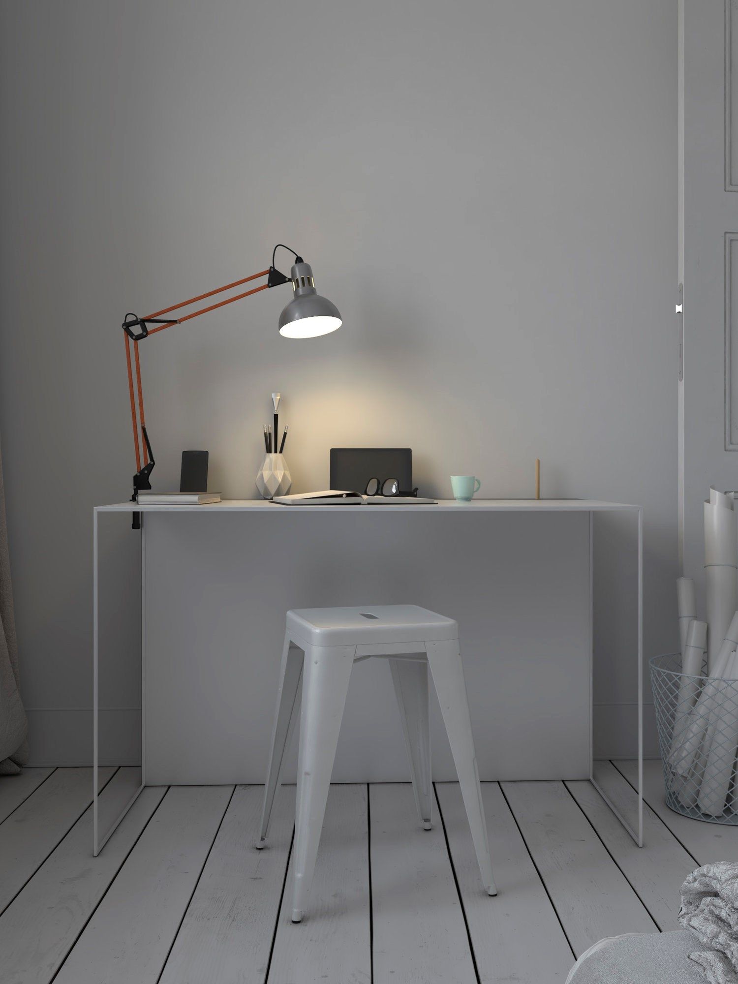Cement secretary desk PHILIP By Forma&Cemento design Valerio Paula ...