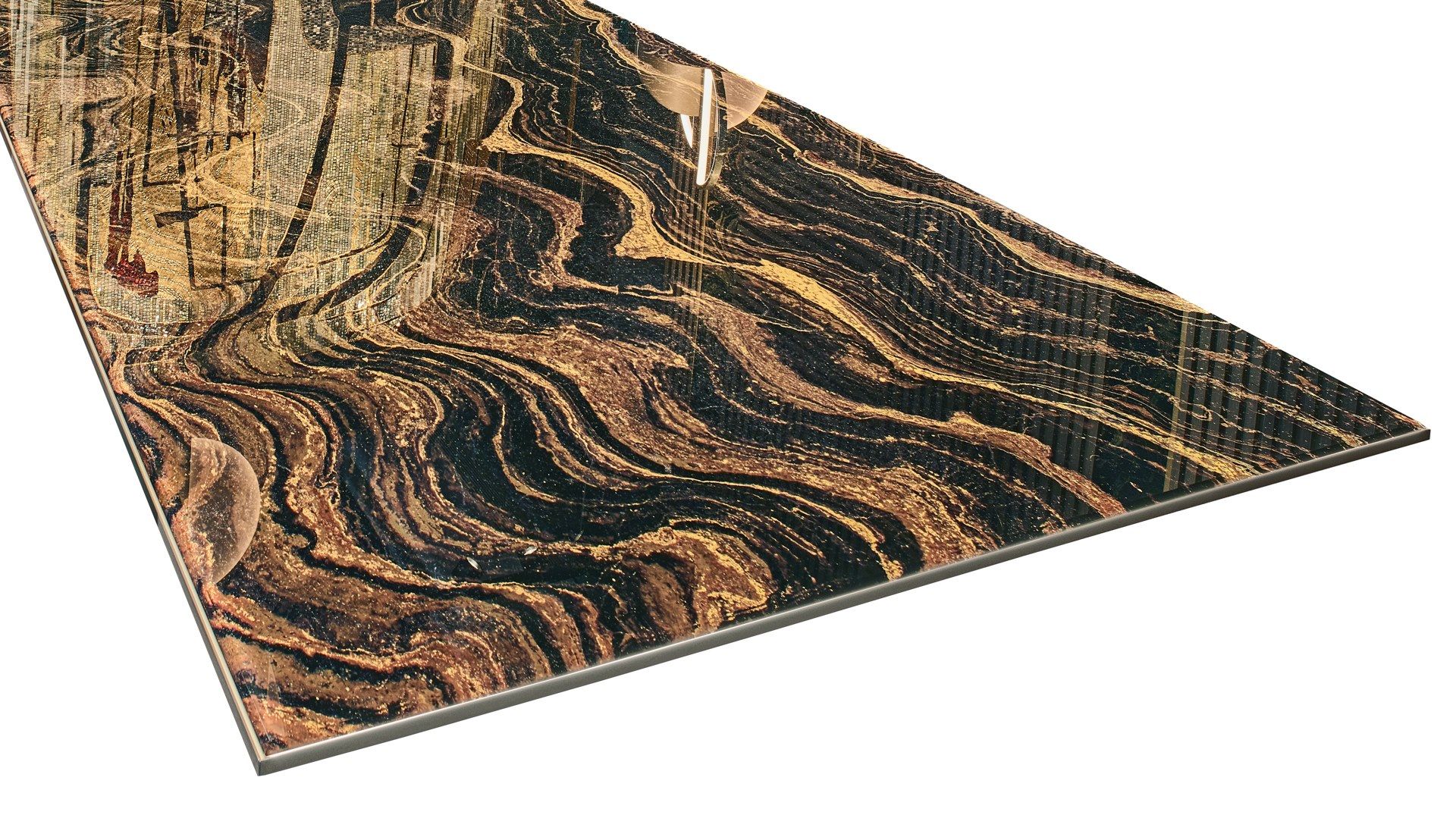 PHILIPPE | Rectangular table Rectangular glass dining table By Sicis