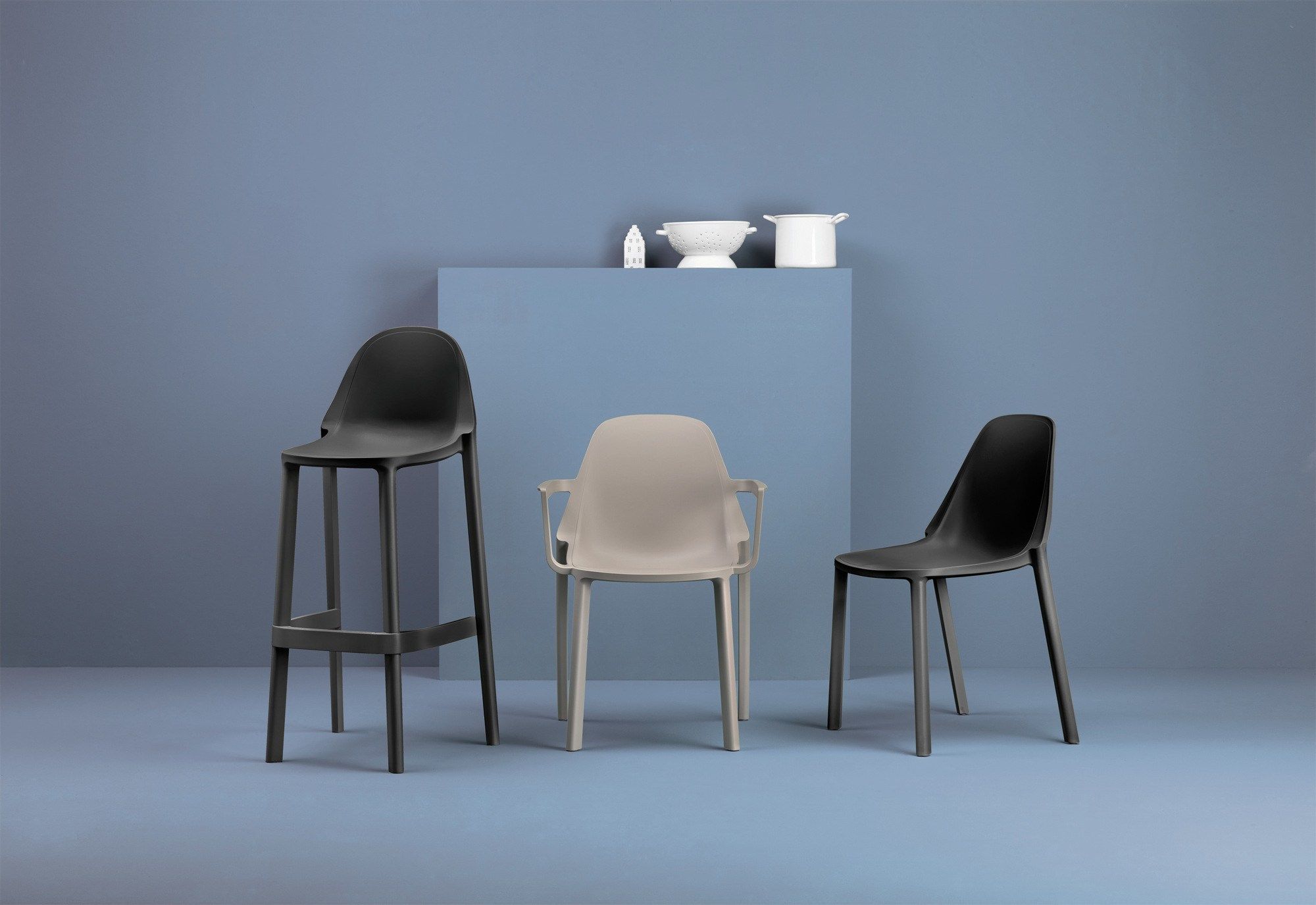 PIÙ | Sedia con braccioli By SCAB DESIGN