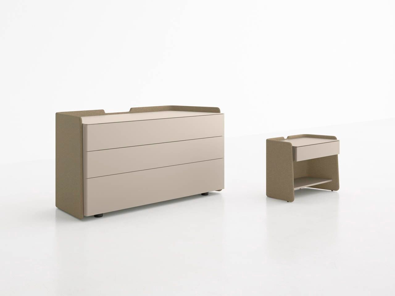 CHLOÉ Wooden bedside table By PIANCA | design Emmanuel Gallina