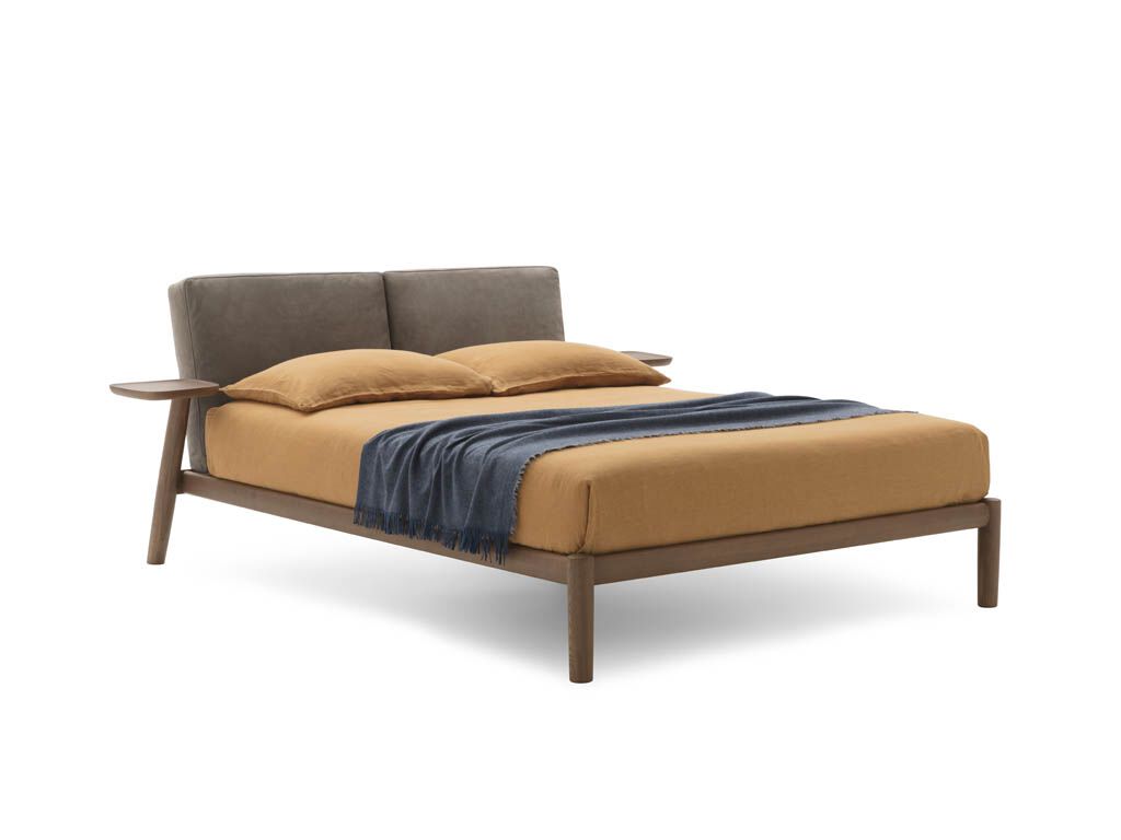 DIONISO Solid wood bed with integrated nightstands By PIANCA | design ...
