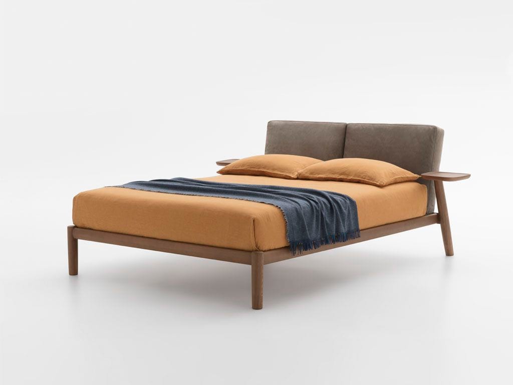 DIONISO Solid wood bed with integrated nightstands By PIANCA | design ...