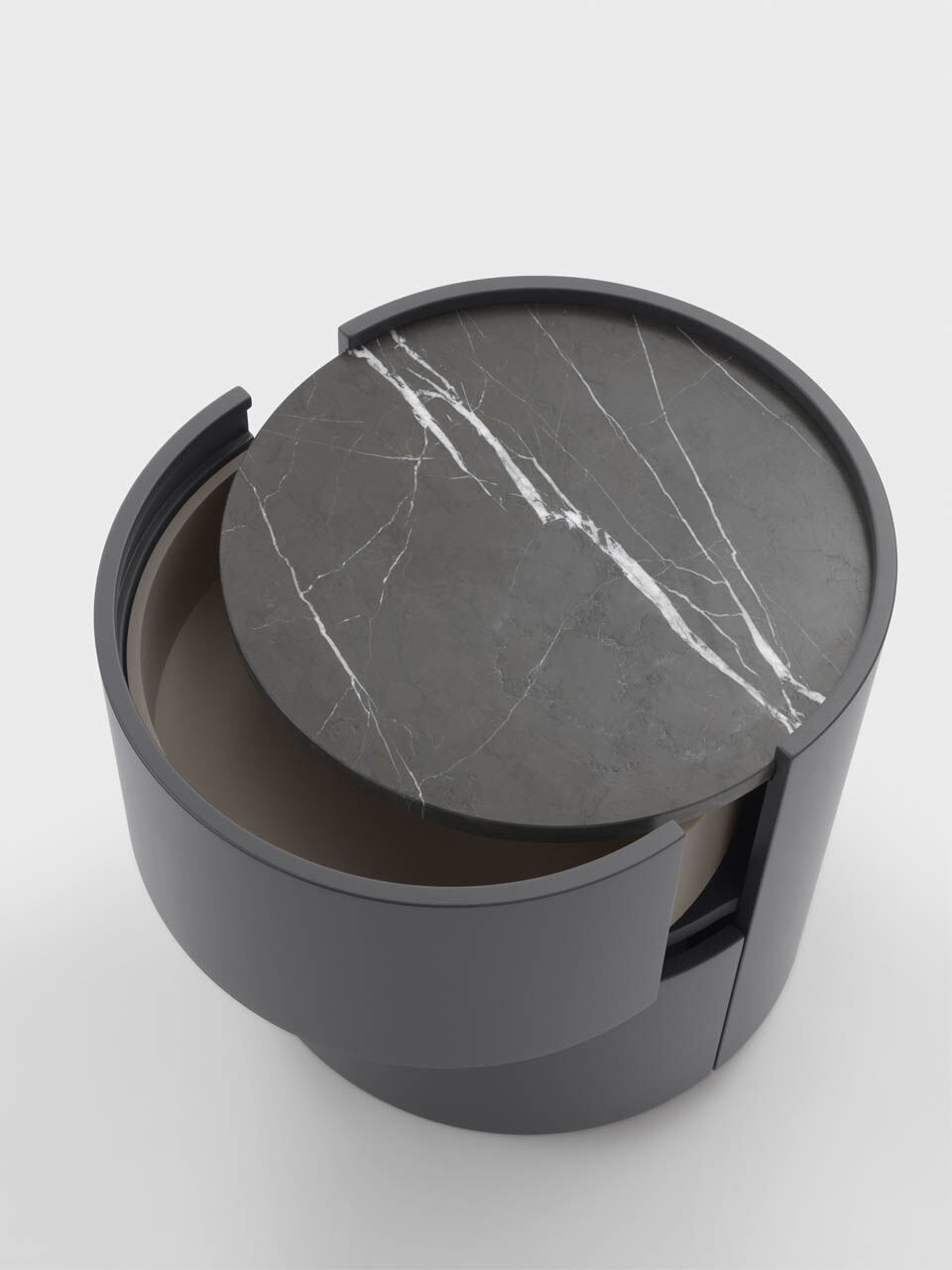 DEDALO Bedside table with drawers By PIANCA