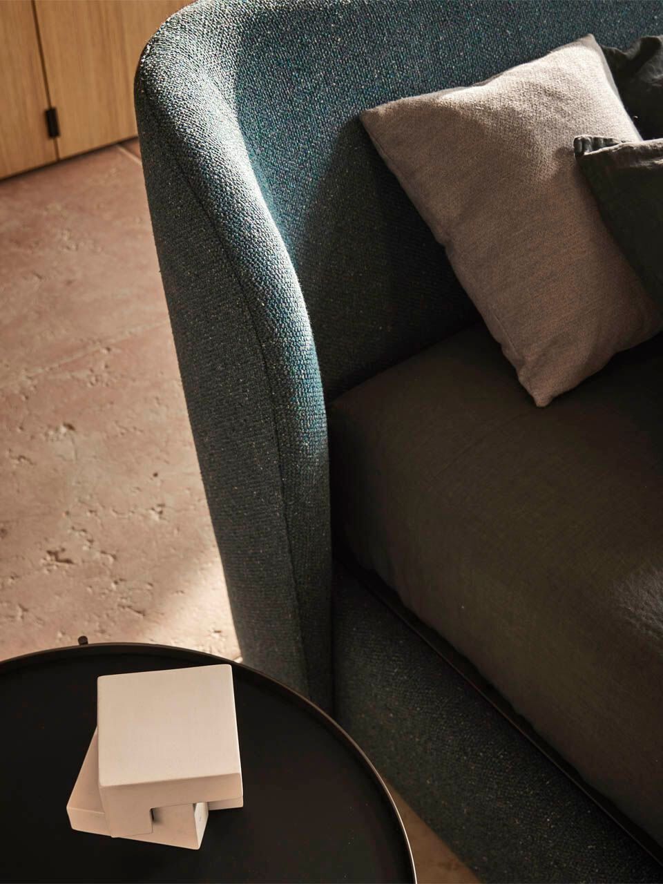 EMBRACE Fabric double bed with upholstered headboard By Pianca | design ...