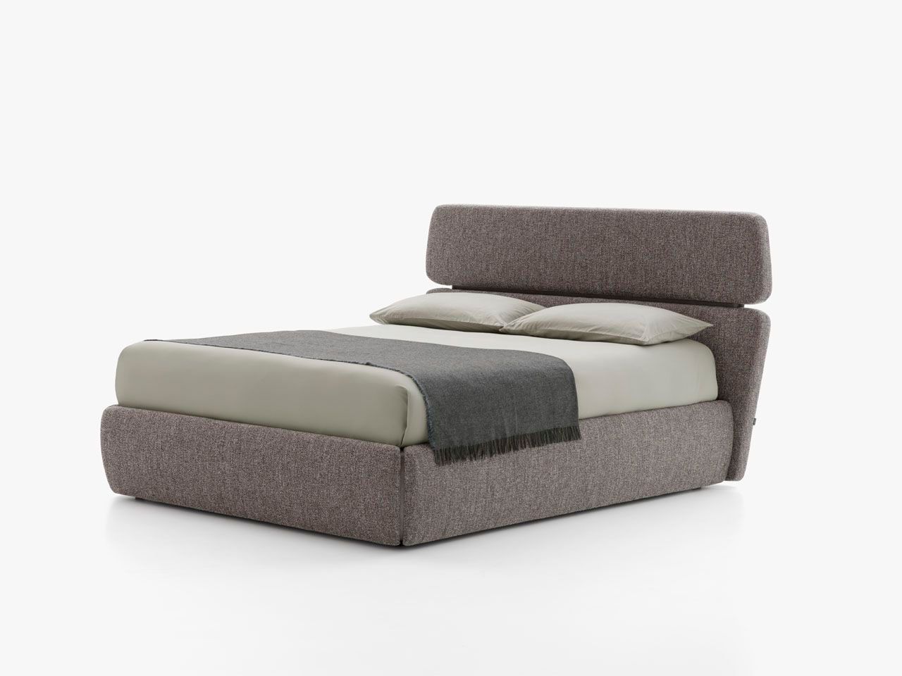 RIALTO Fabric double bed with high headboard By PIANCA | design ...