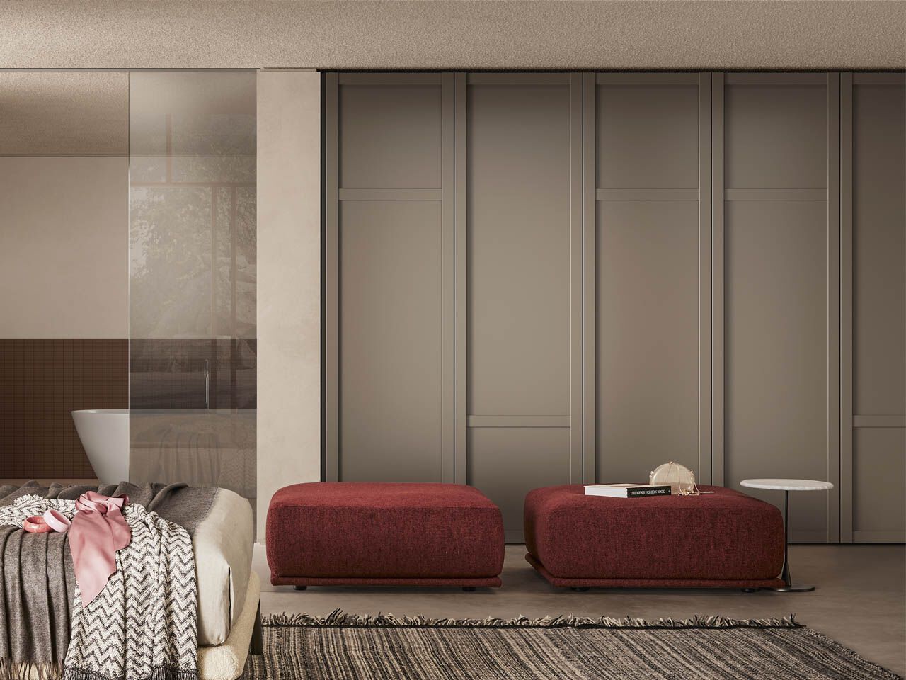 VERONA Wooden wardrobe with sliding doors By Pianca | design Calvi ...