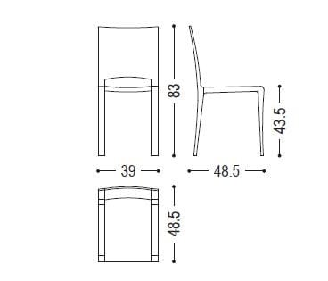 PIANO DESIGN Sedia in legno massello By Riva 1920 | design Renzo e ...