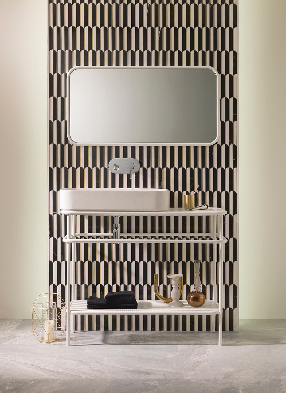 Natural stone and metal mosaic PIANO By L'ANTIC COLONIAL