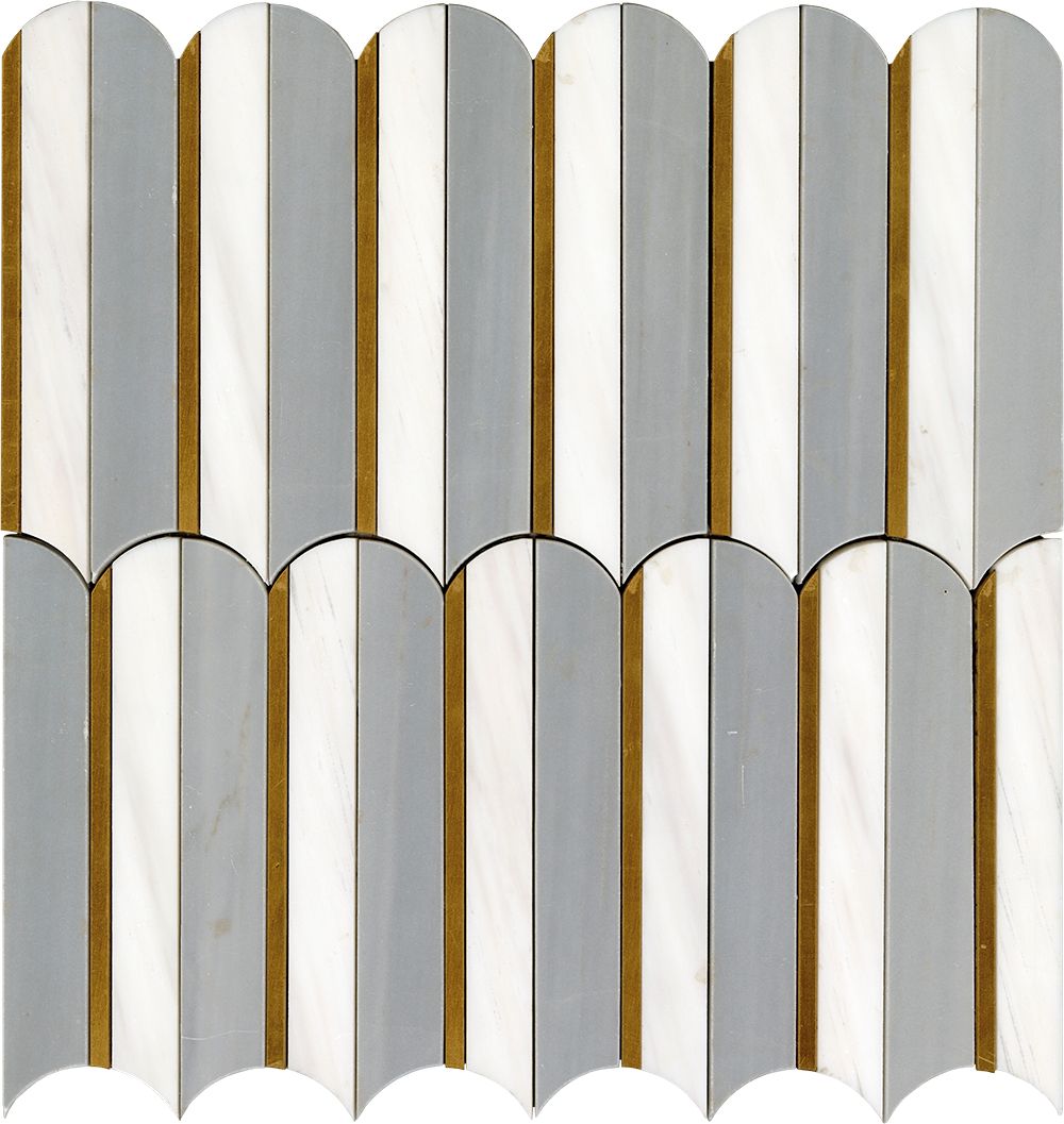 Natural stone and metal mosaic PIANO By L'ANTIC COLONIAL