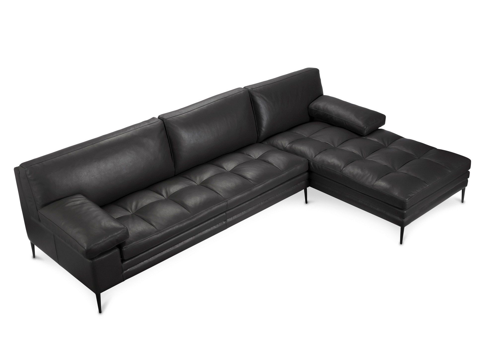 PIERRE | Sofa with chaise longue By Duvivier Canapés