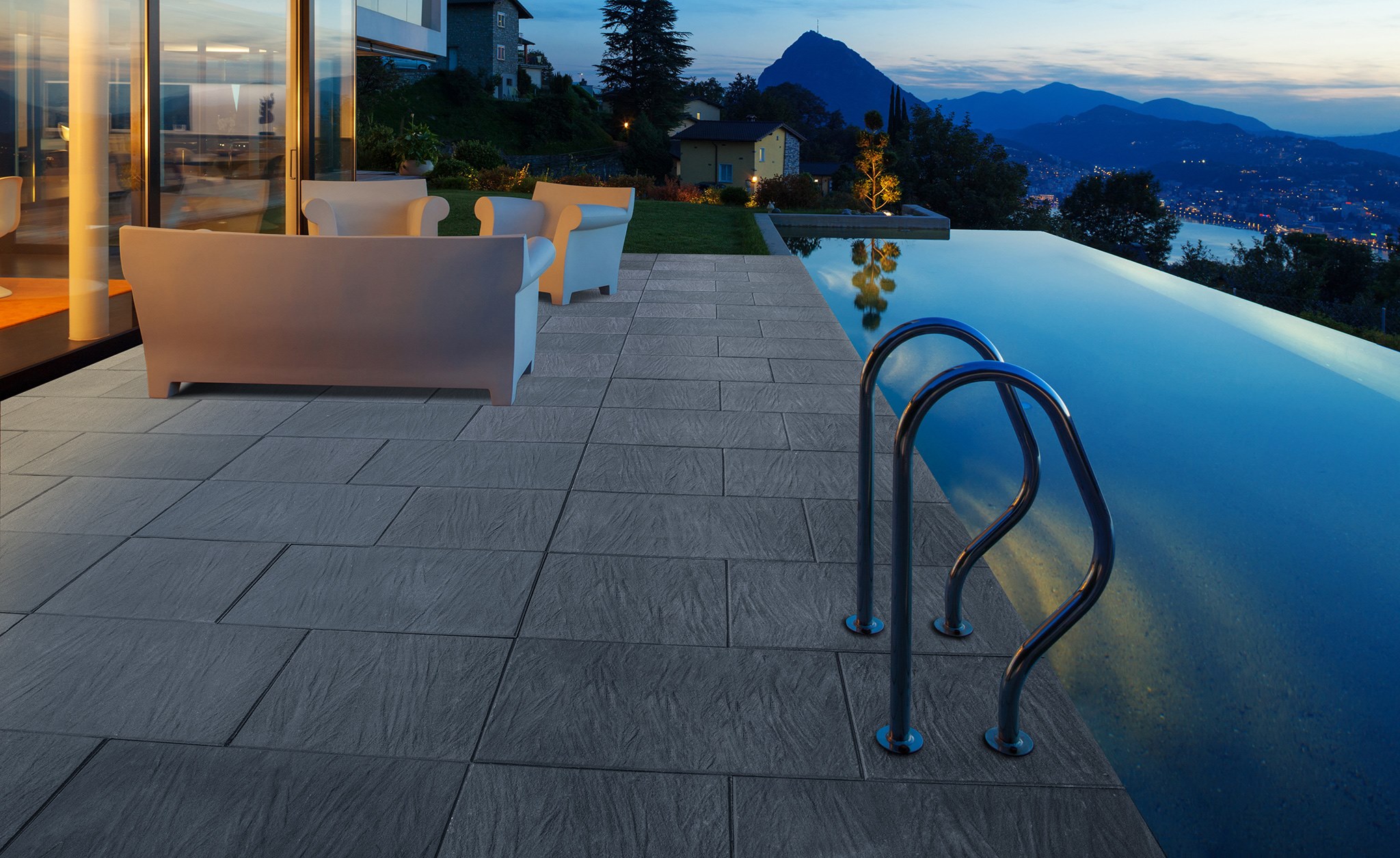 Concrete outdoor floor tiles with stone effect PIETRA DI TORINO By FAVARO1