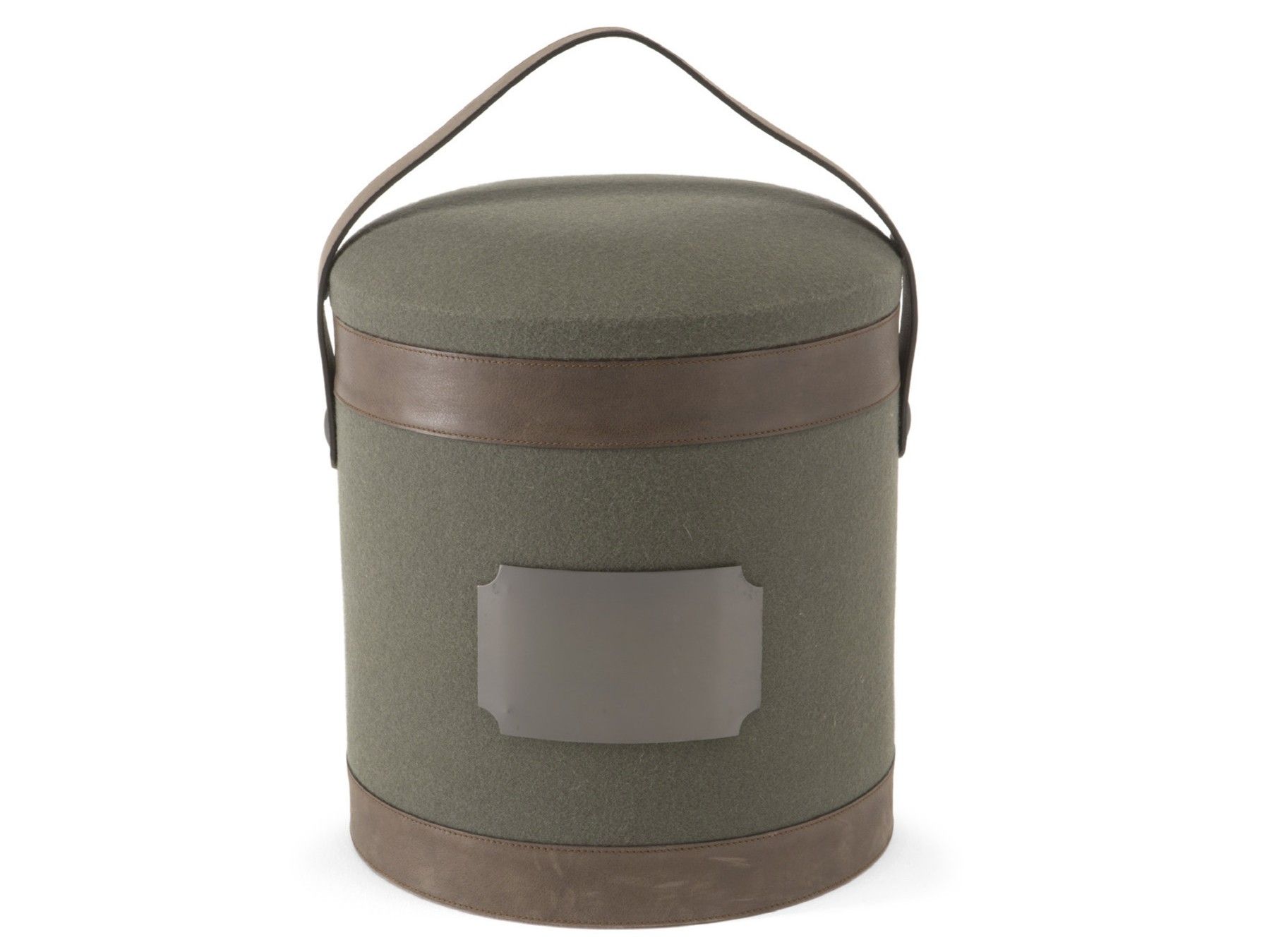 Storage round pouf PIF PAF By Natuzzi design Marcel Wanders