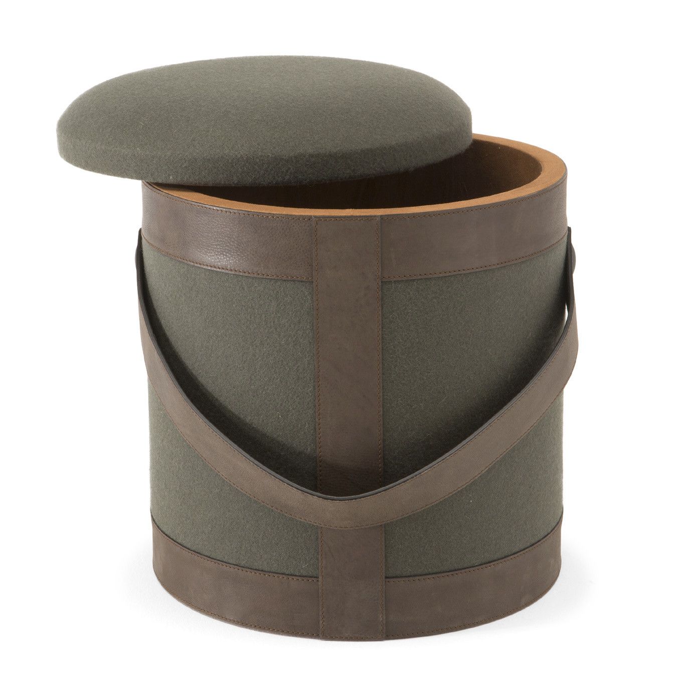Storage round pouf PIF PAF By Natuzzi design Marcel Wanders