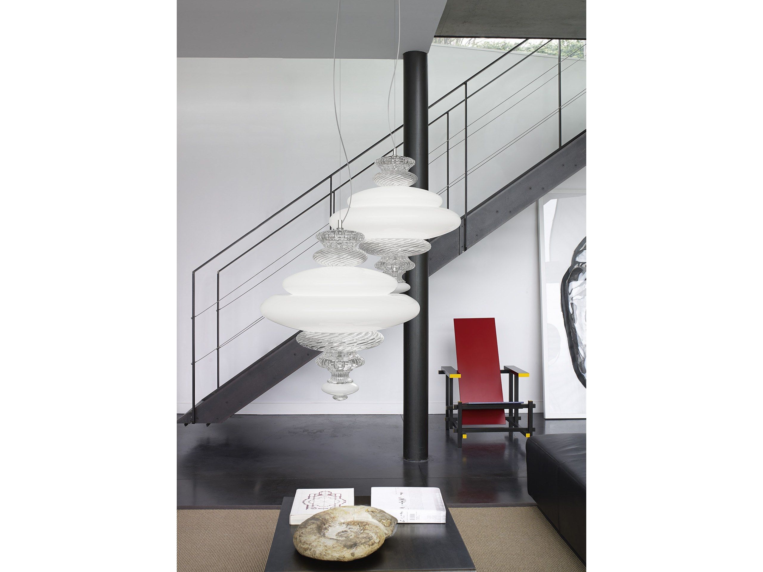 PIGALLE Venetian crystal pendant lamp By Barovier&Toso